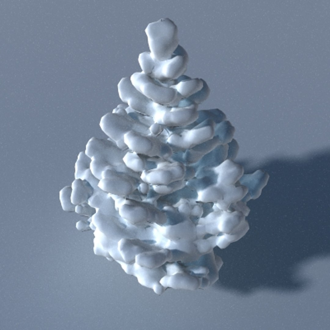 3d Snowtree Snow Tree Model