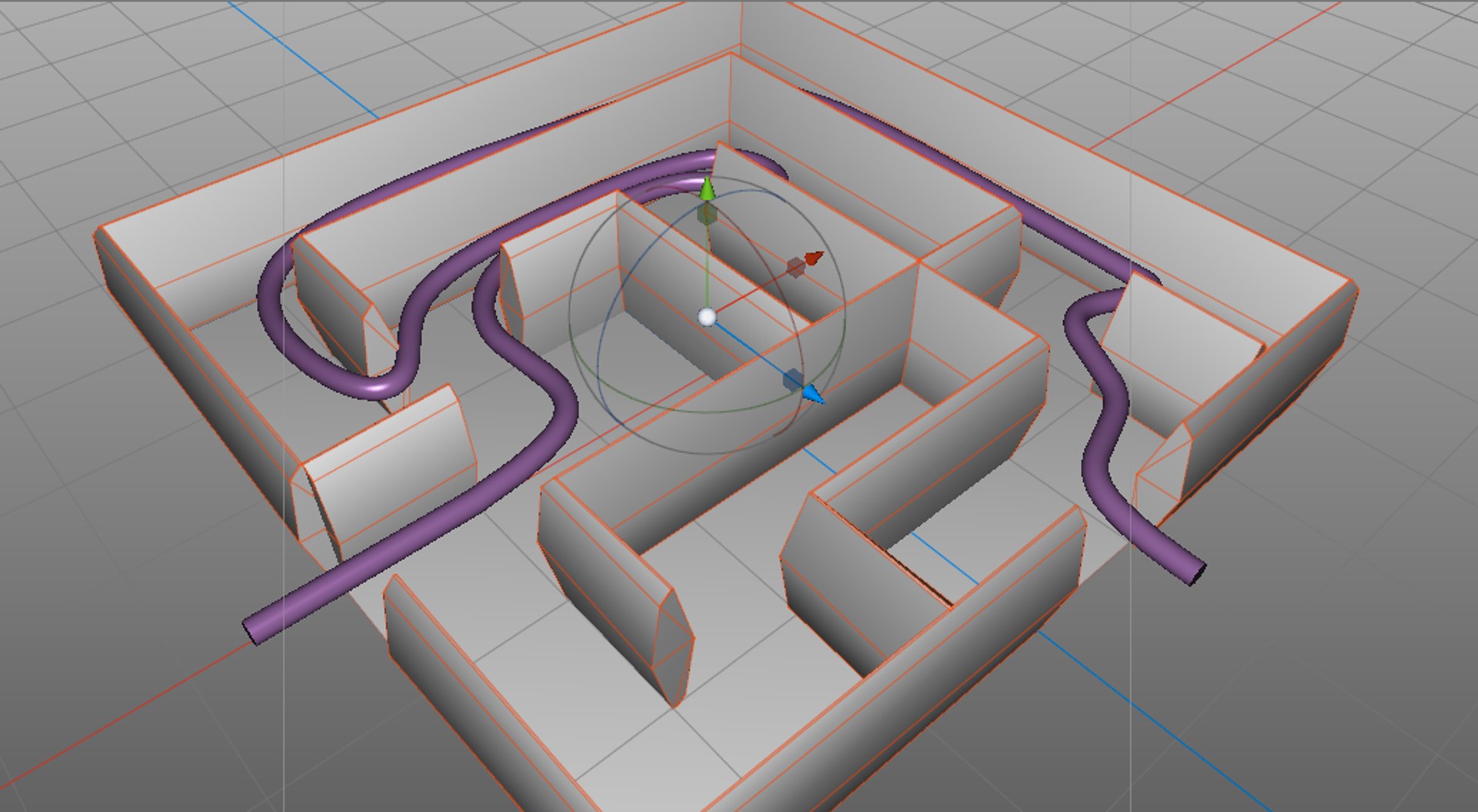 Free Small Maze 3d Model