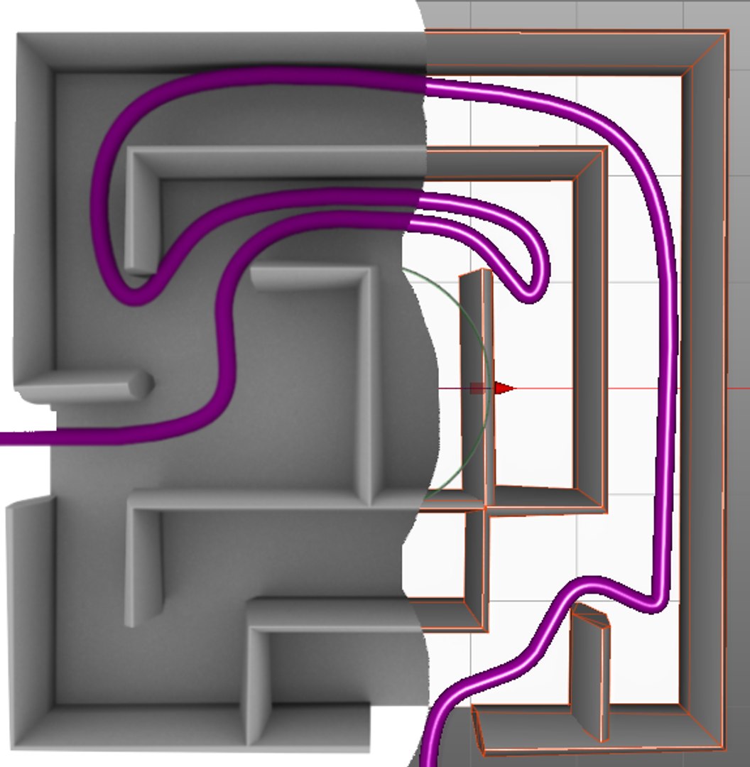 Free Small Maze 3d Model