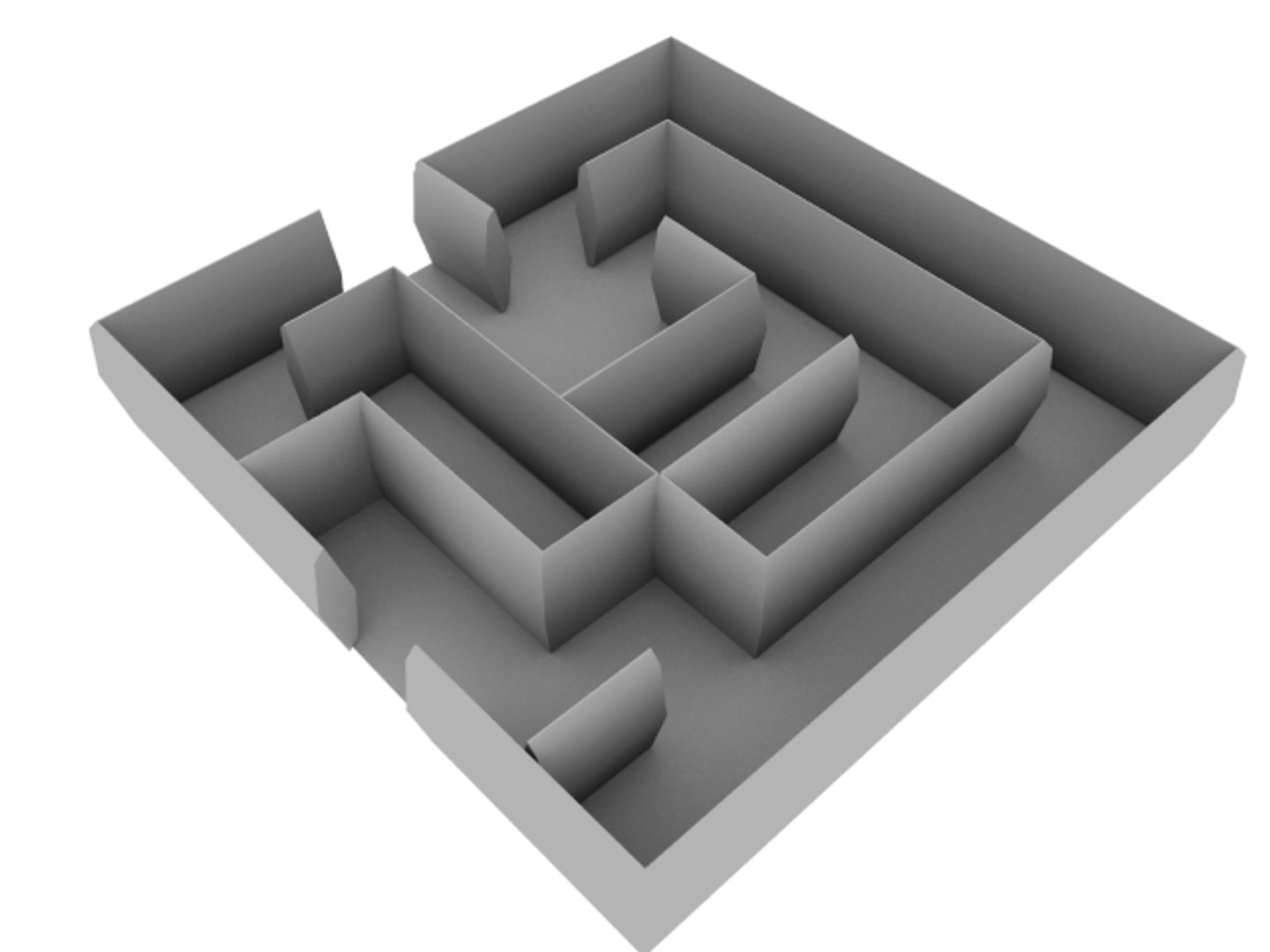 Free Small Maze 3d Model
