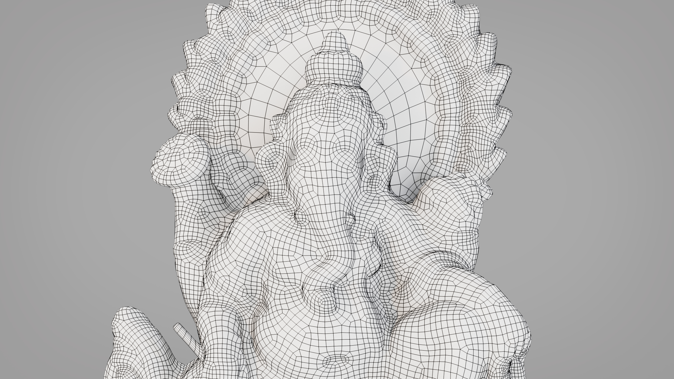 Ganesha Colored Statue C4D 3D model - TurboSquid 1955169