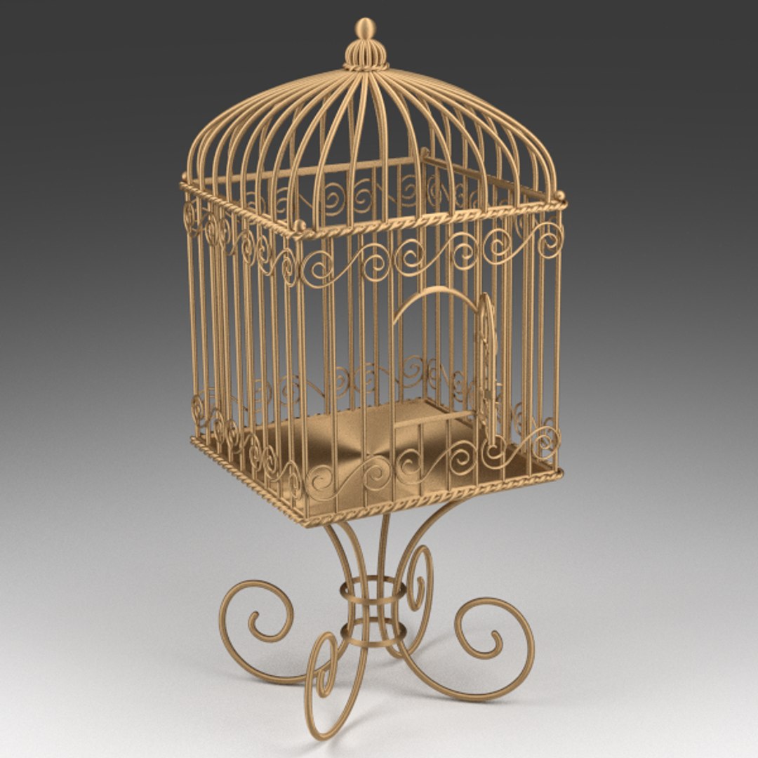 Bird Cage 3d Model