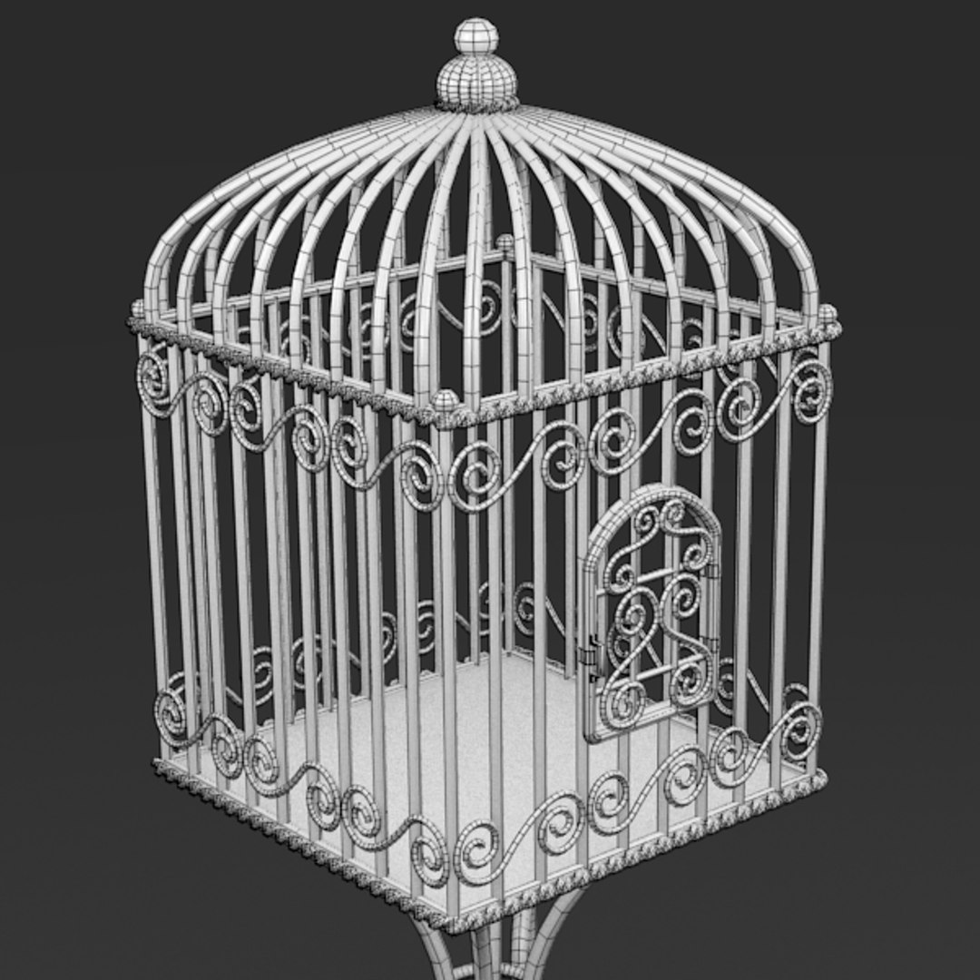 Bird Cage 3d Model