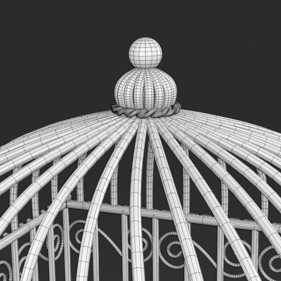 Bird Cage 3d Model