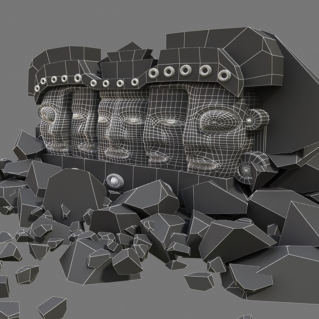 Model Of Stone Head V3