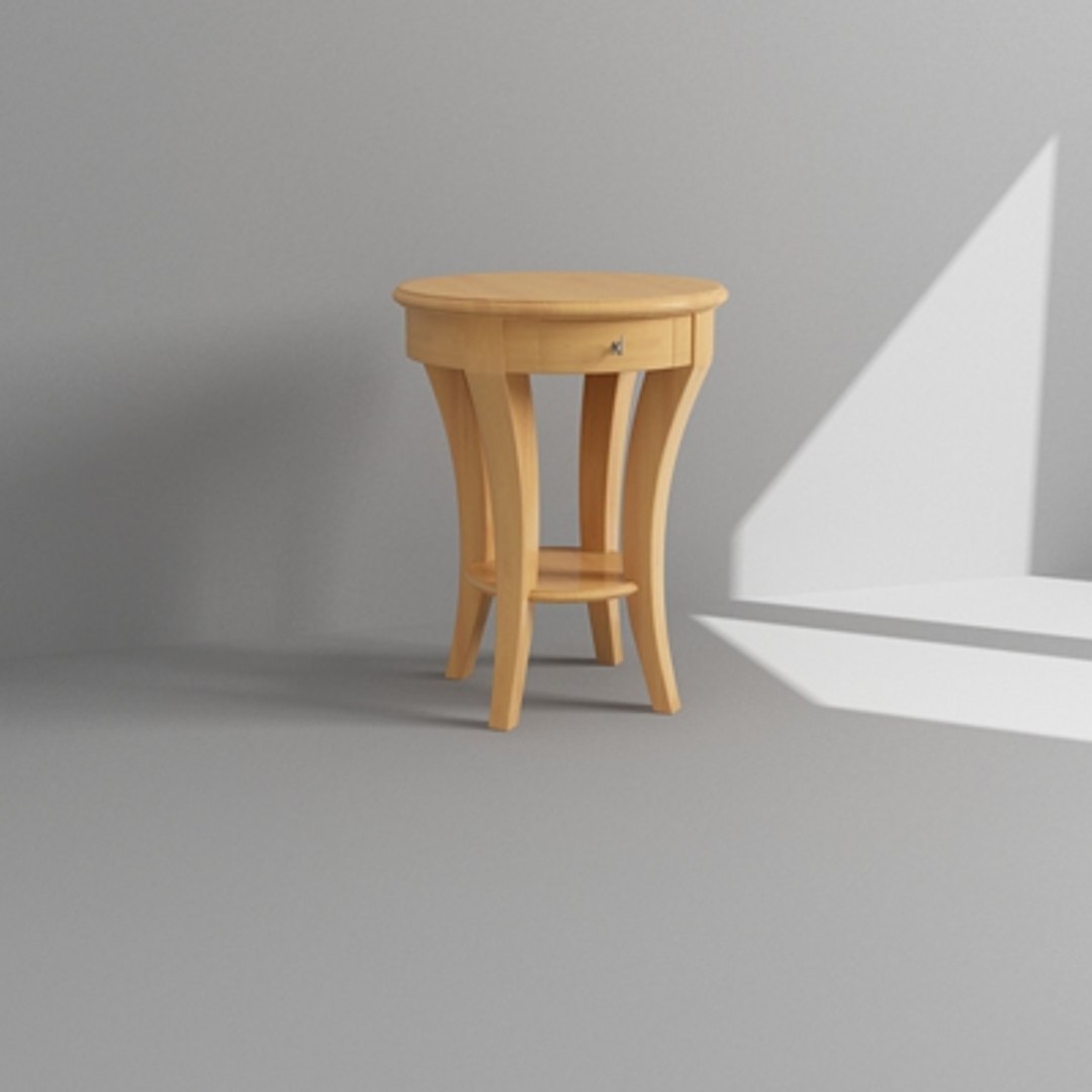 Bedside Table 3d Max
