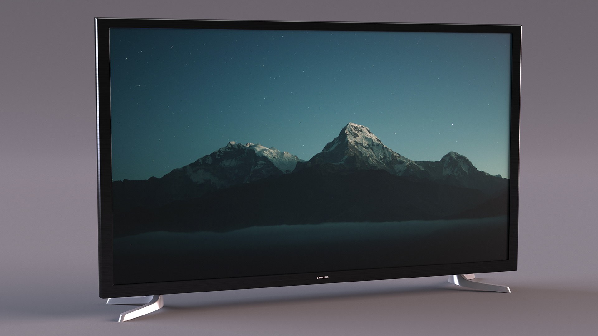 3D Samsung Flat Screen Television - TurboSquid 2220147