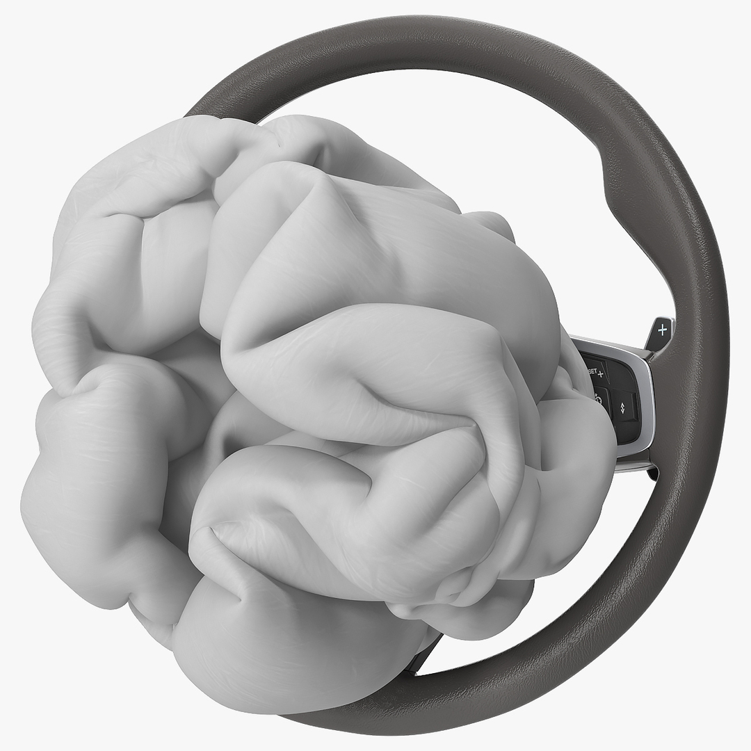 Steering wheel airbag animation 3D model - TurboSquid 1263377