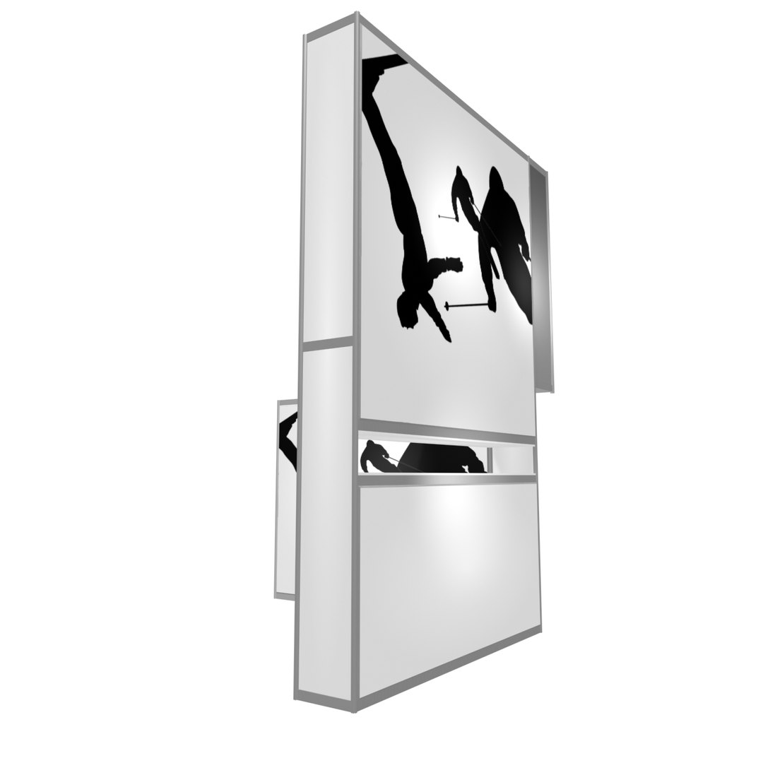 3d Model Of Octanorm Fabric Wall