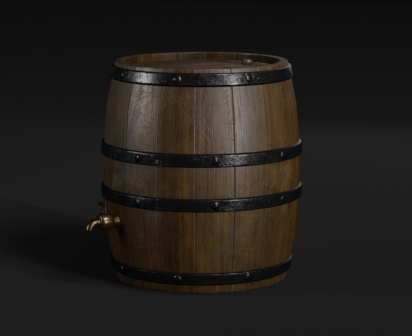 3D Low Poly Medieval Wooden Barrel Pack Model - TurboSquid 2007698