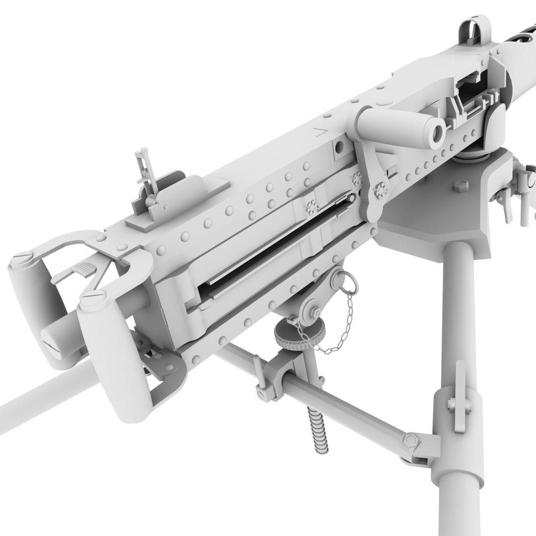 3D browning m2 - TurboSquid 1298501