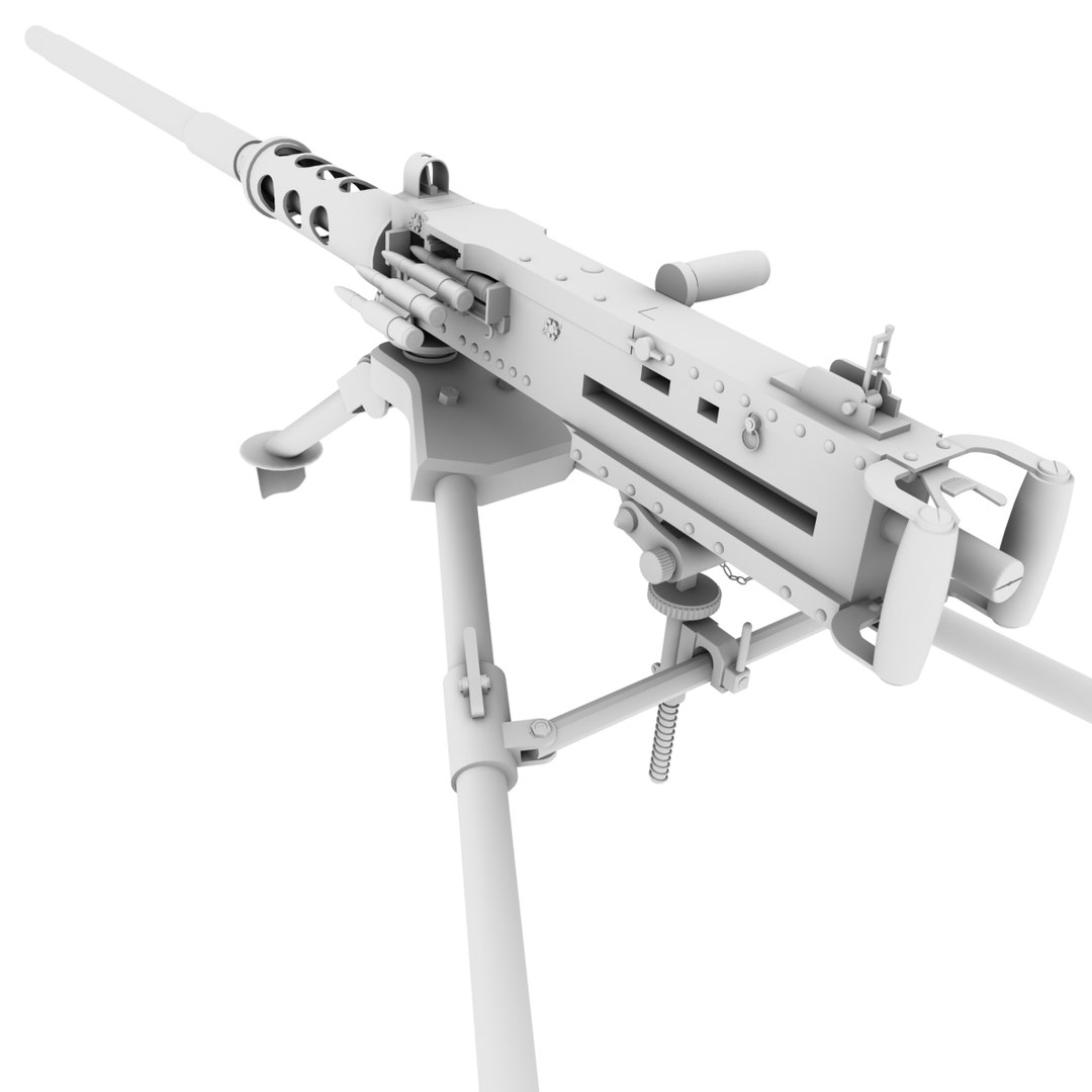 3D browning m2 - TurboSquid 1298501