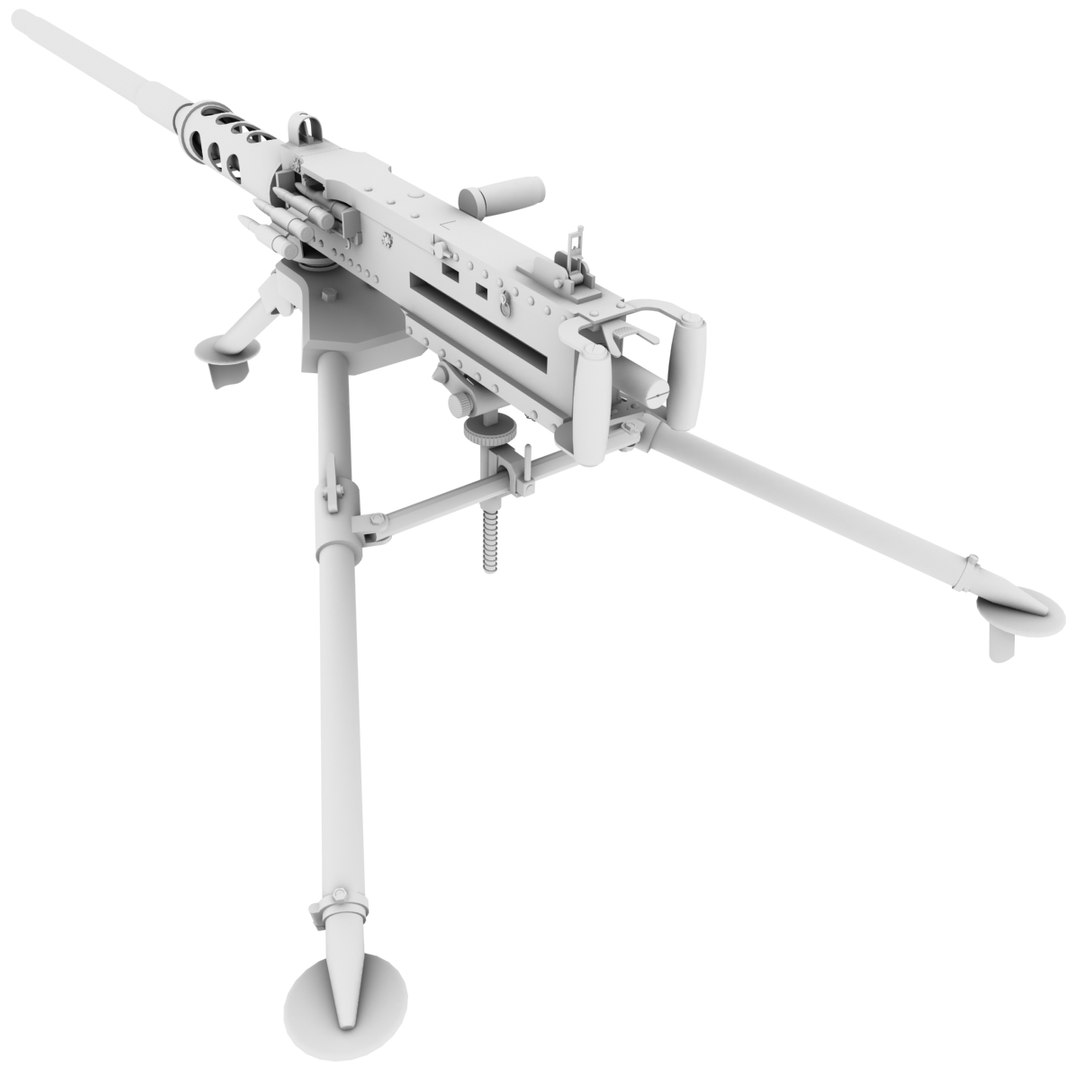 3D browning m2 - TurboSquid 1298501