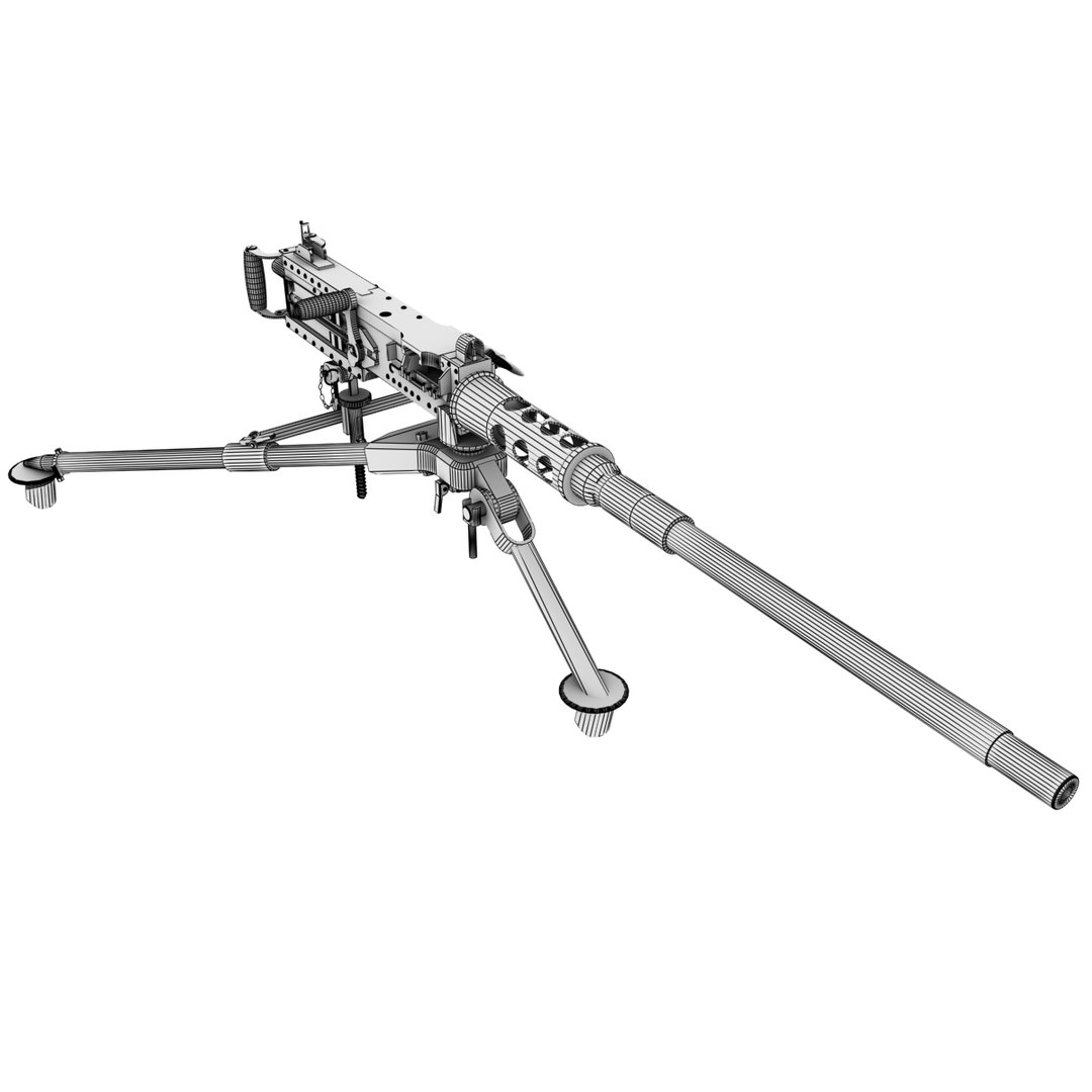 3D browning m2 - TurboSquid 1298501