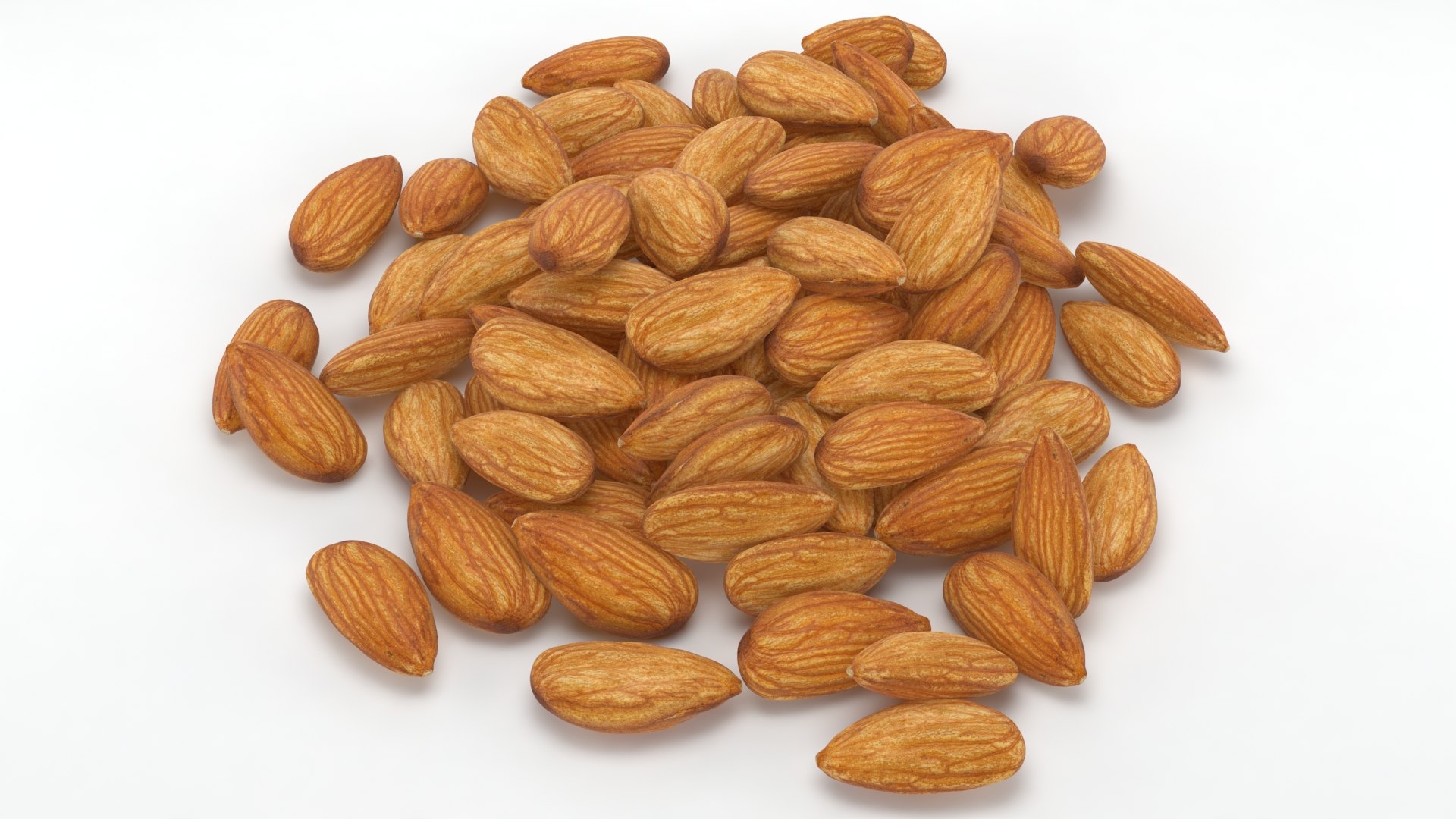 3D Pile of Almonds - TurboSquid 1823902