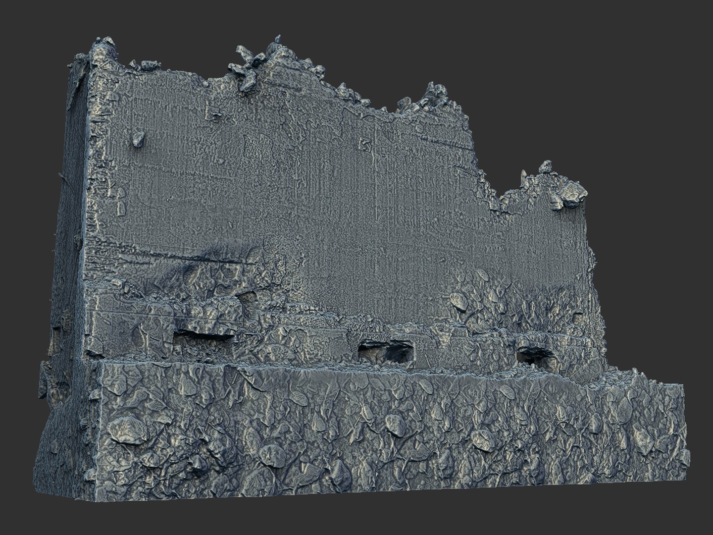 3D Concrete Rubble1 - TurboSquid 1722774