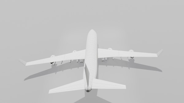 Boeing 747 red custom texture 3D - TurboSquid 2035231