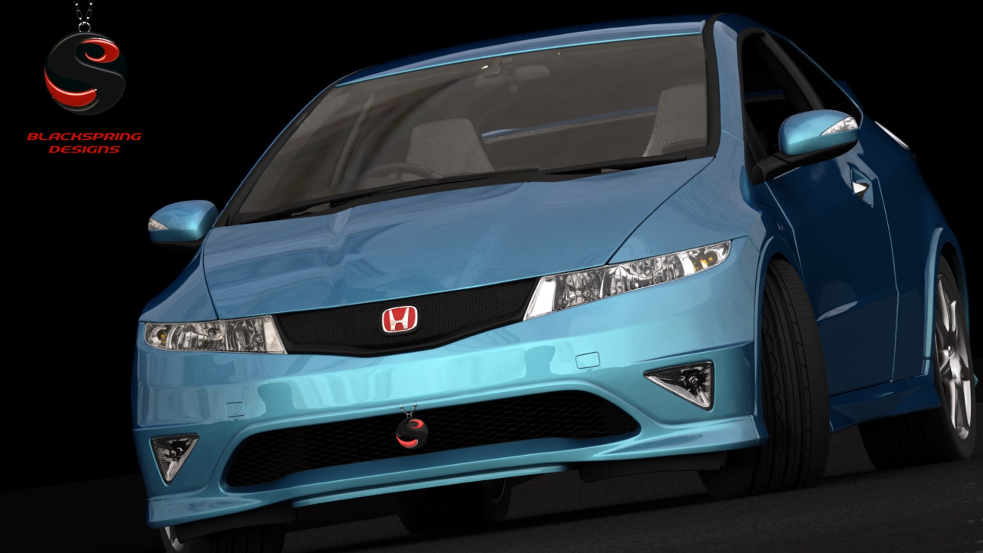 3d Model Honda Civic Type-r 2007
