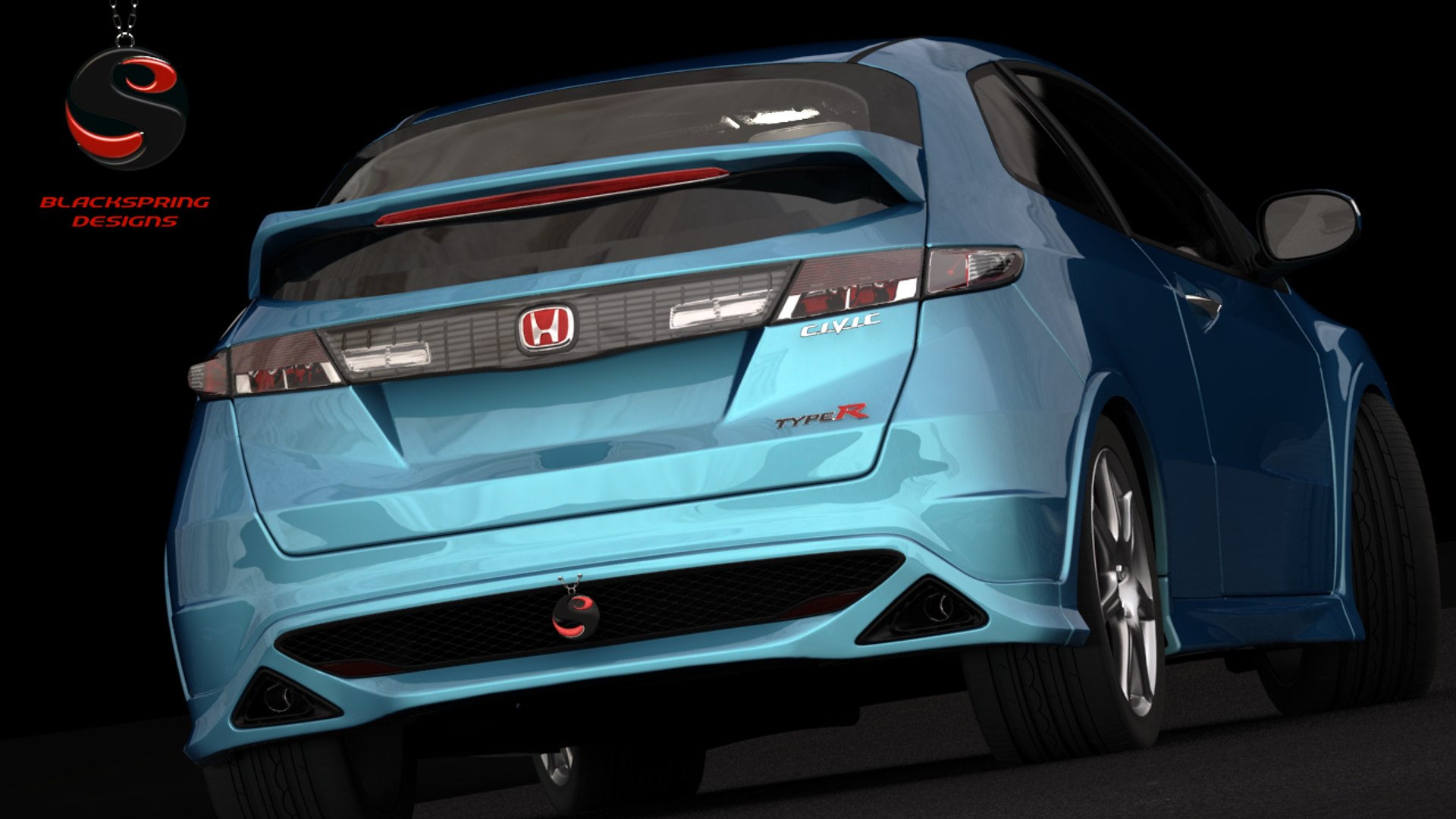 3d Model Honda Civic Type-r 2007