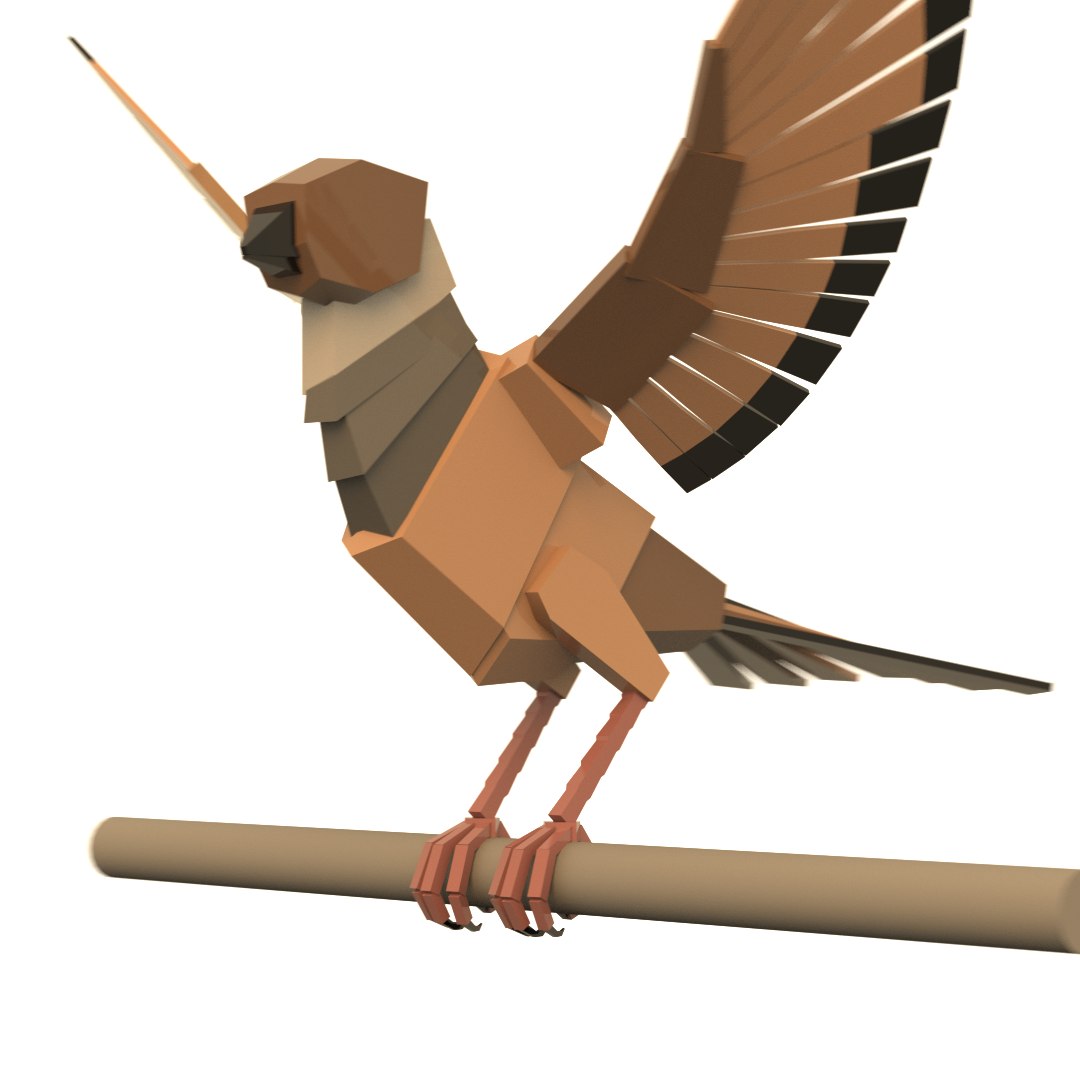 Free Boxy Bird Rig Model - TurboSquid 1182402