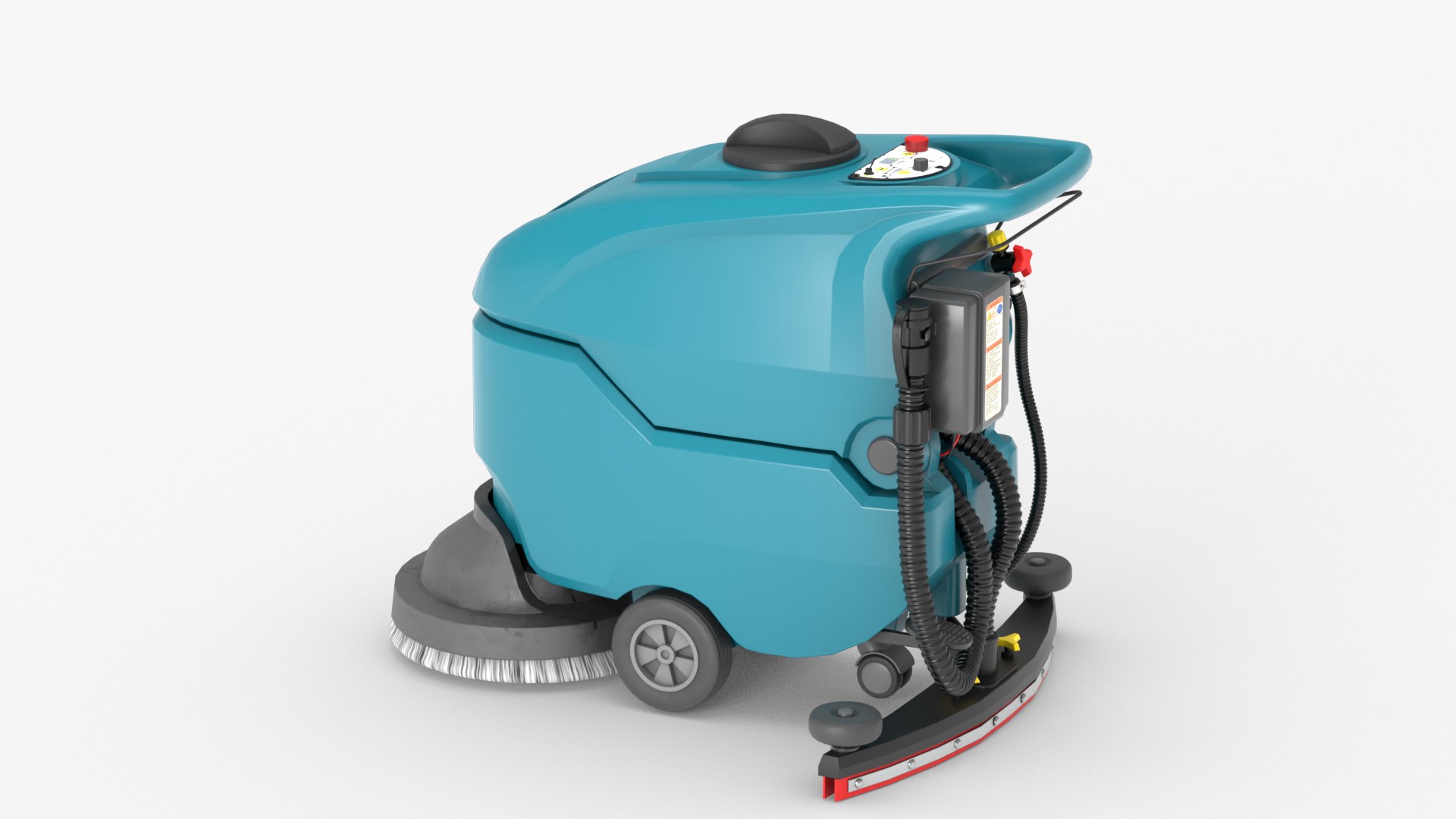 Floor Scrubber Machine 3D Model - TurboSquid 2238344