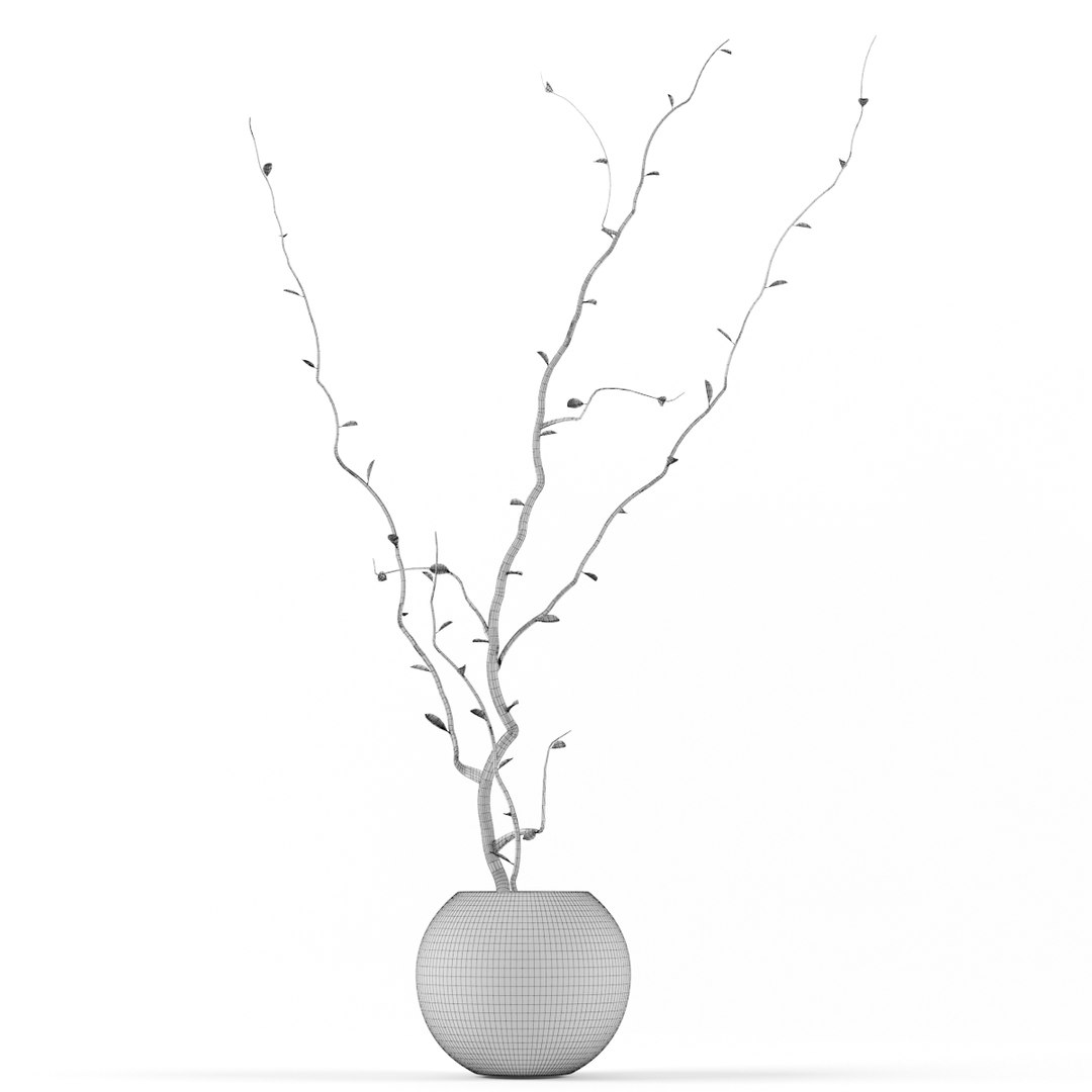 3d Model Of Vase Tree