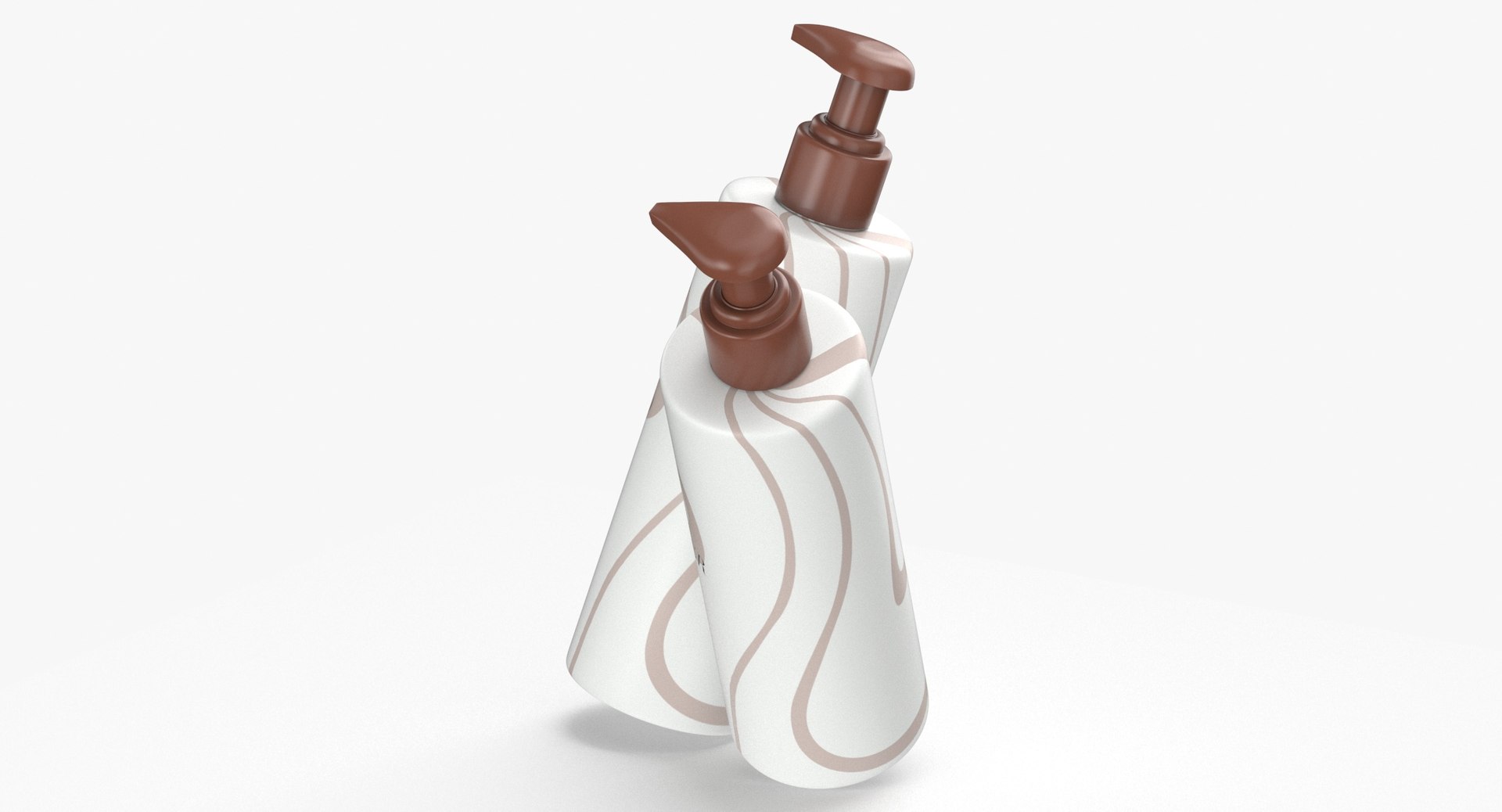 3D Shampoo Bottle Type 01 Blank And Generic Basic Poses - TurboSquid ...