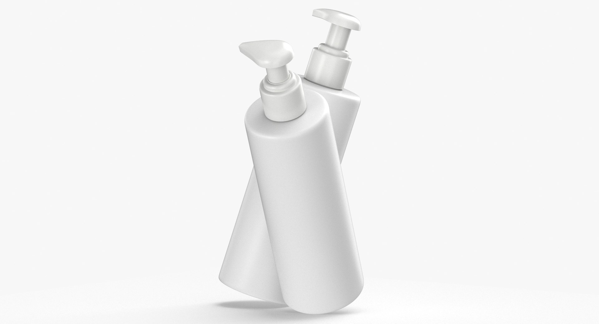 3D Shampoo Bottle Type 01 Blank And Generic Basic Poses - TurboSquid ...