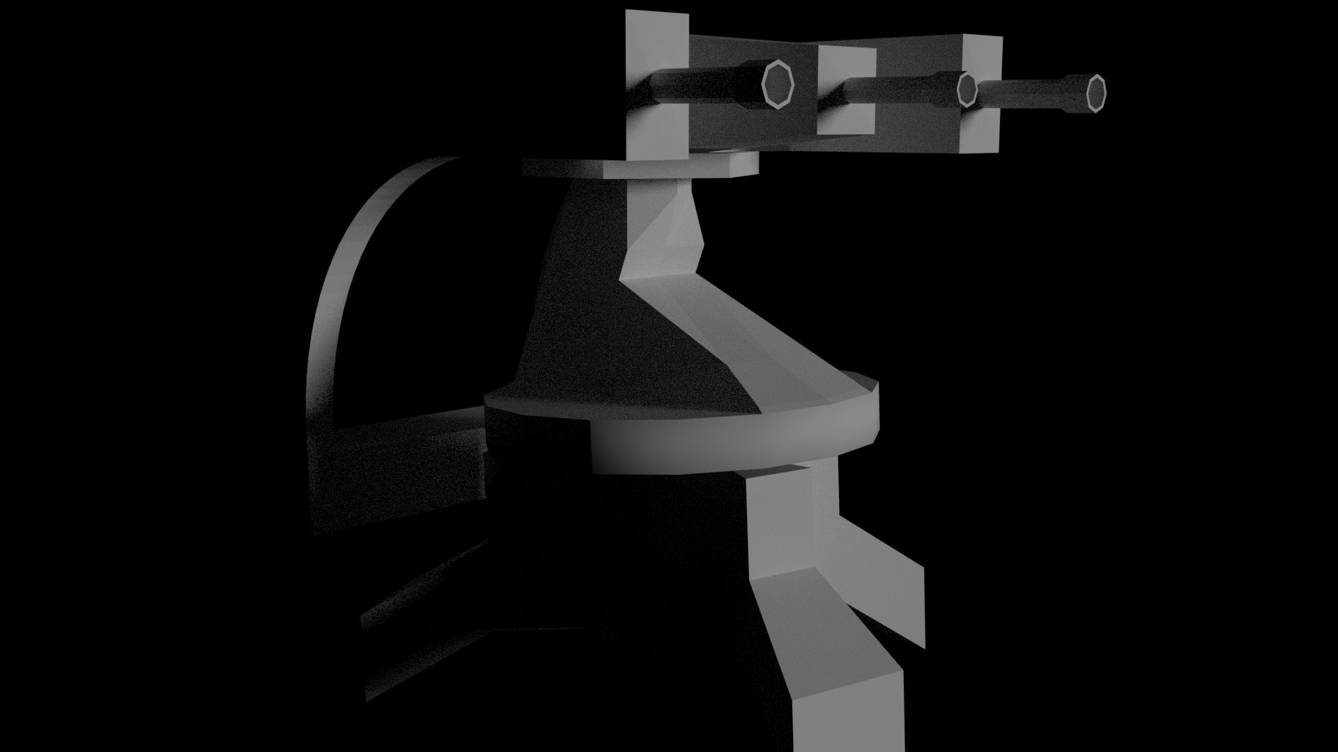 Free Basic Turret 3D Model - TurboSquid 1382326