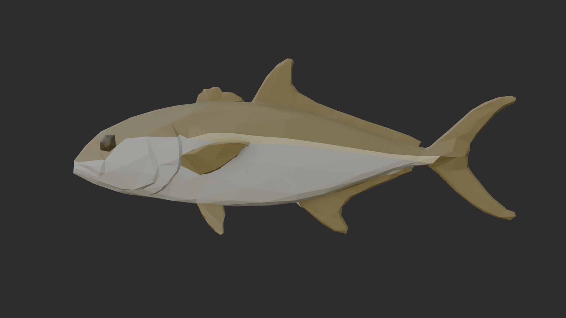 3D Model LowPoly Amberjack Rigged Animated - TurboSquid 2386849