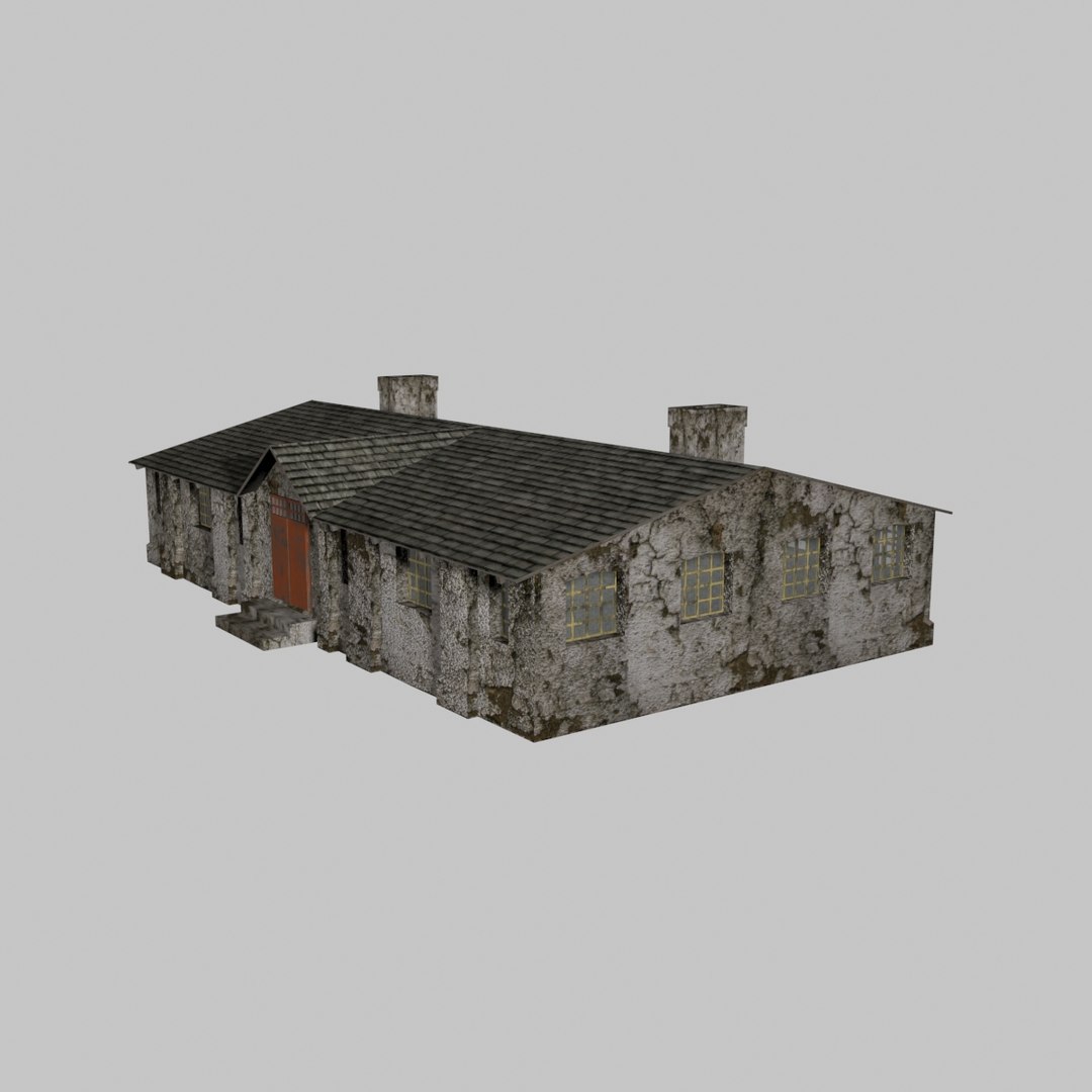 Old Barrack 3D Model - TurboSquid 1187410
