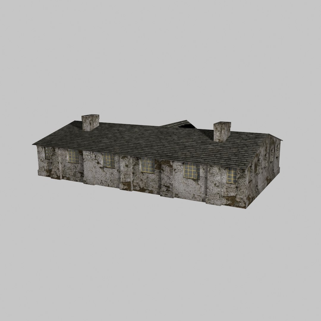 Old Barrack 3D Model - TurboSquid 1187410