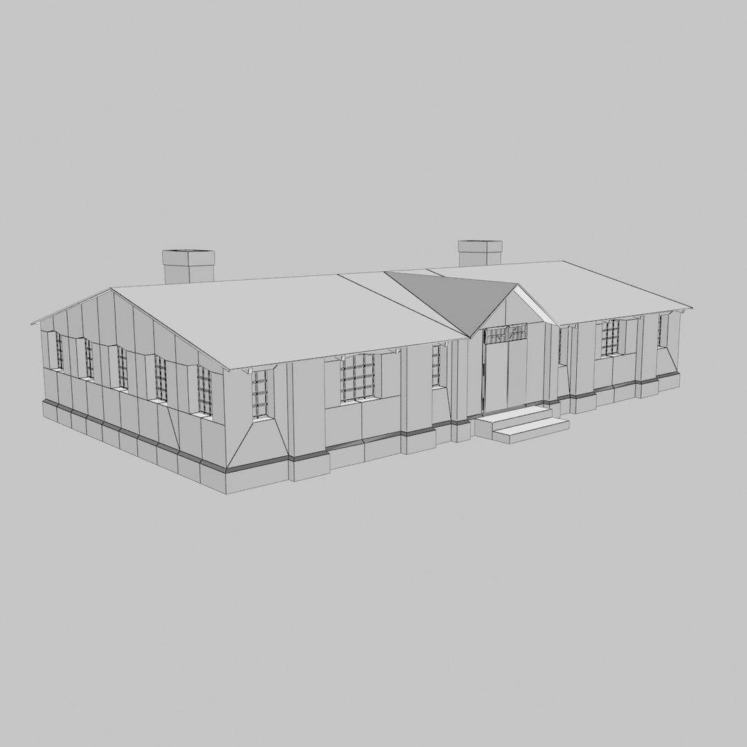 Old Barrack 3D Model - TurboSquid 1187410