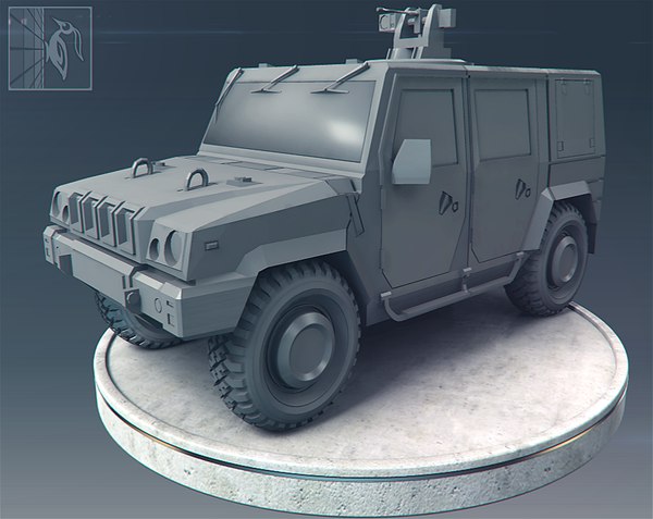 tank k9 thunder 3d model