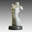 Female Torso Statue 3d Model