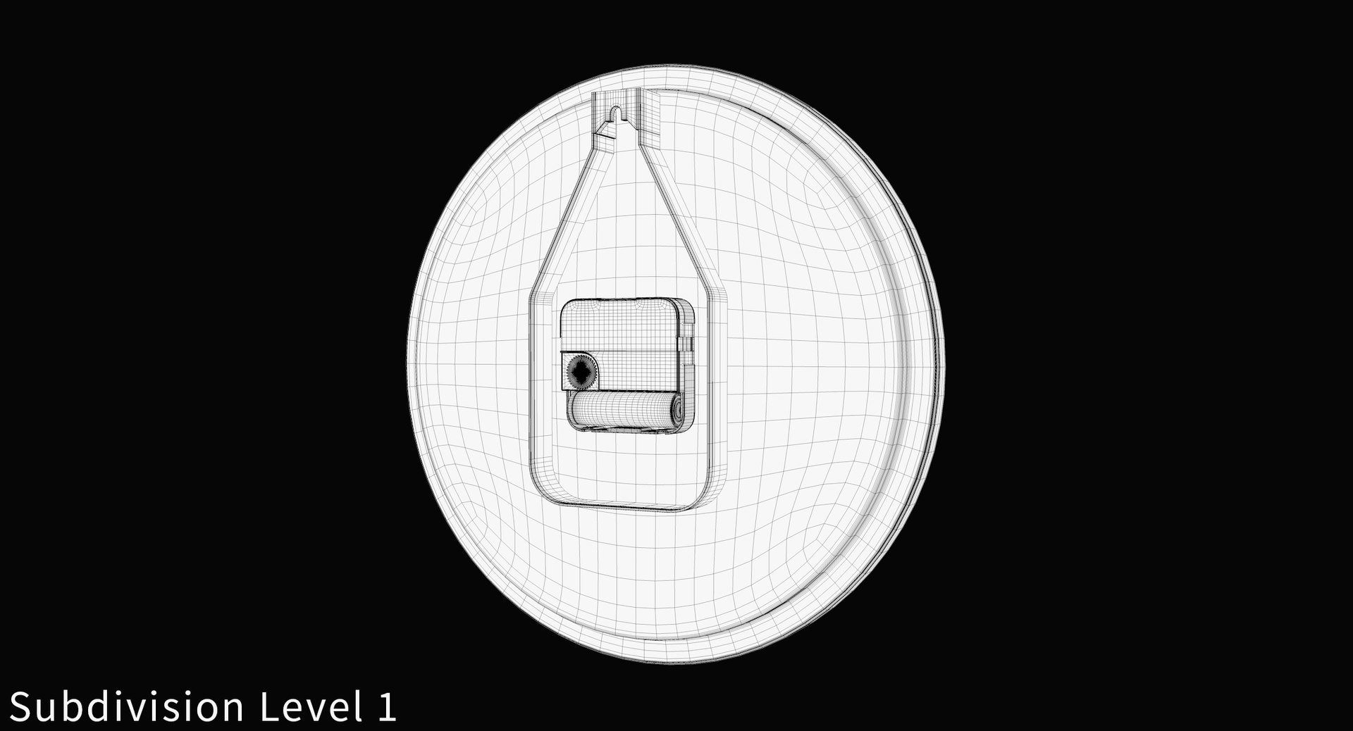 3D Model Realistic Wall Clock Rig - TurboSquid 1292766