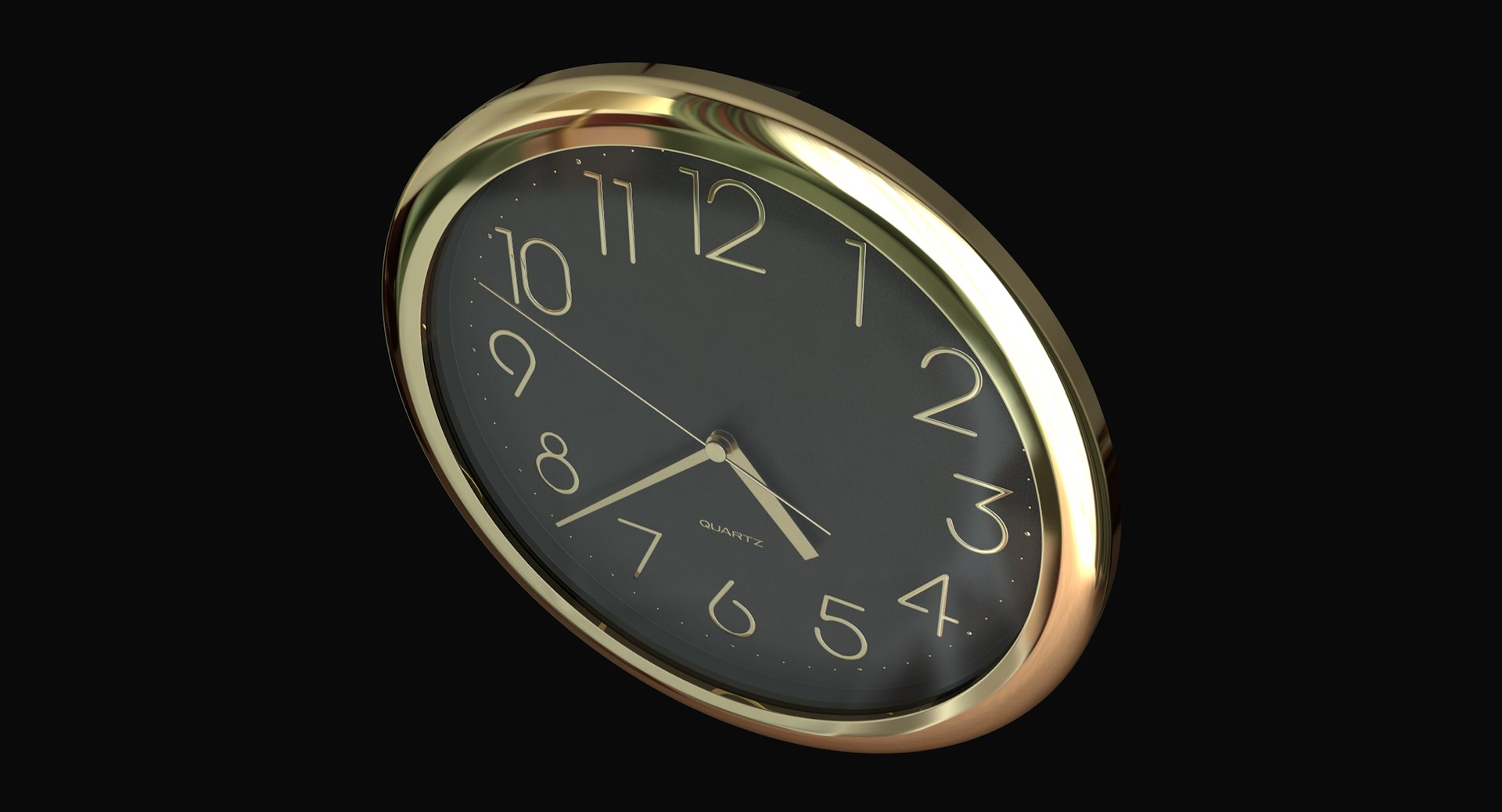 3D Model Realistic Wall Clock Rig - TurboSquid 1292766