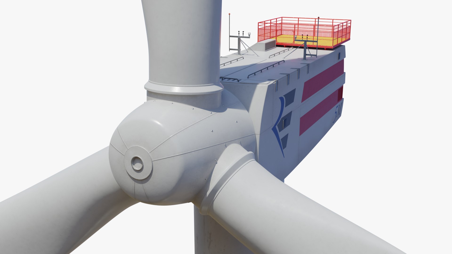 REpower 5M Wind Turbine 3D-Modell - TurboSquid 1681273