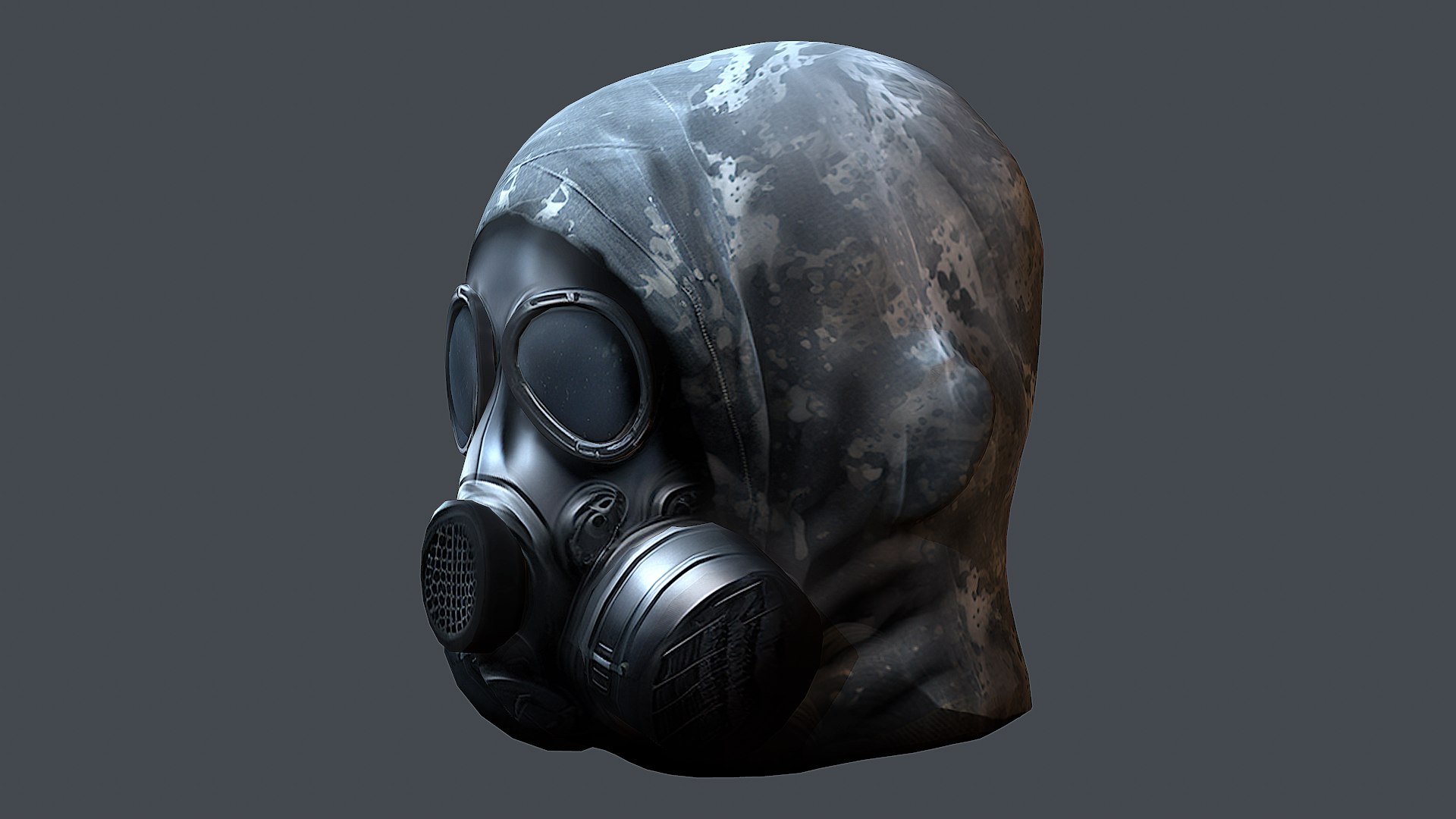 3D Gas Mask Protection Futuristic Isolated Equipment - TurboSquid 2029263