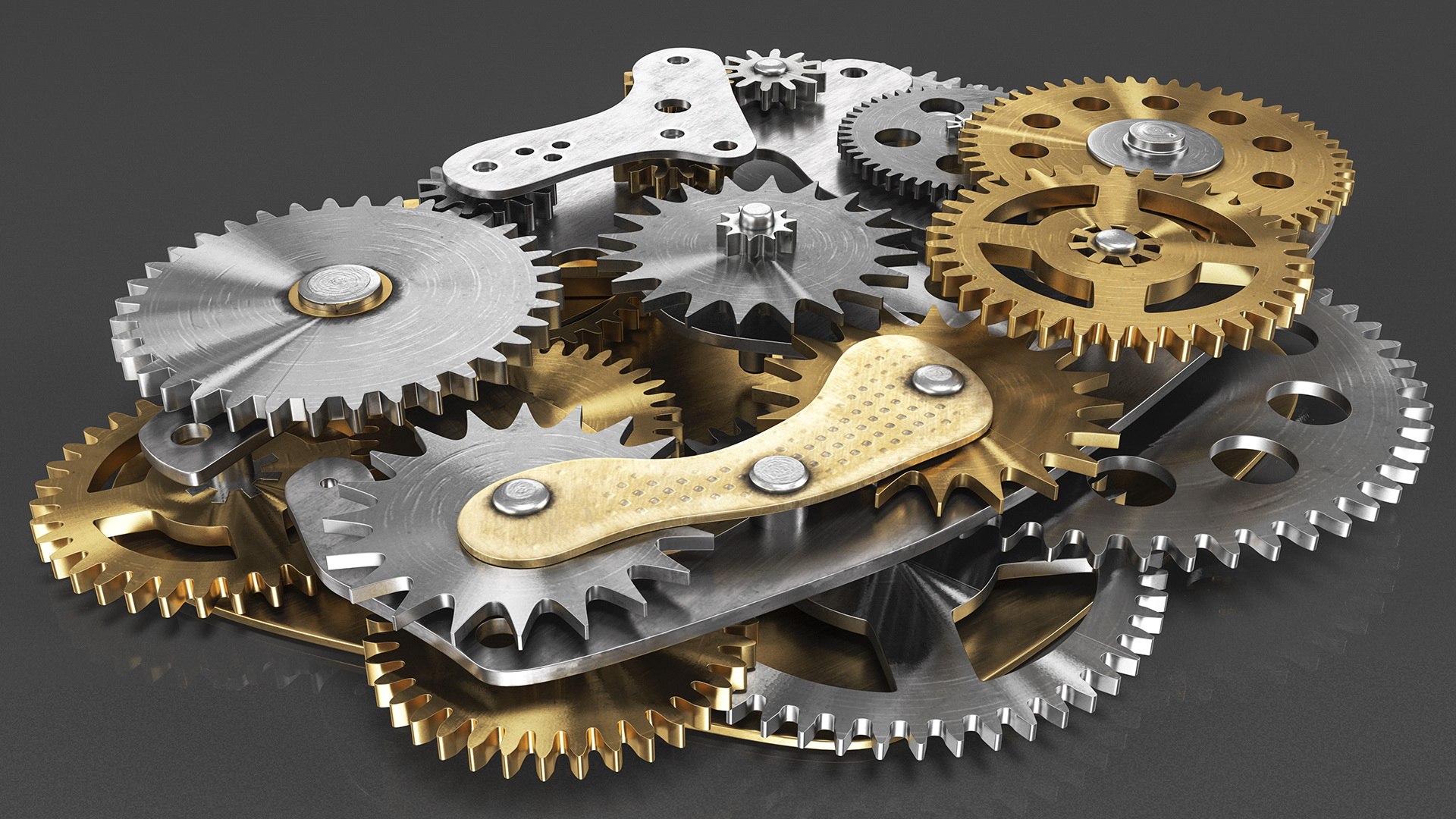 Cog Gears Mechanism Mixed 3D Model - TurboSquid 1657268