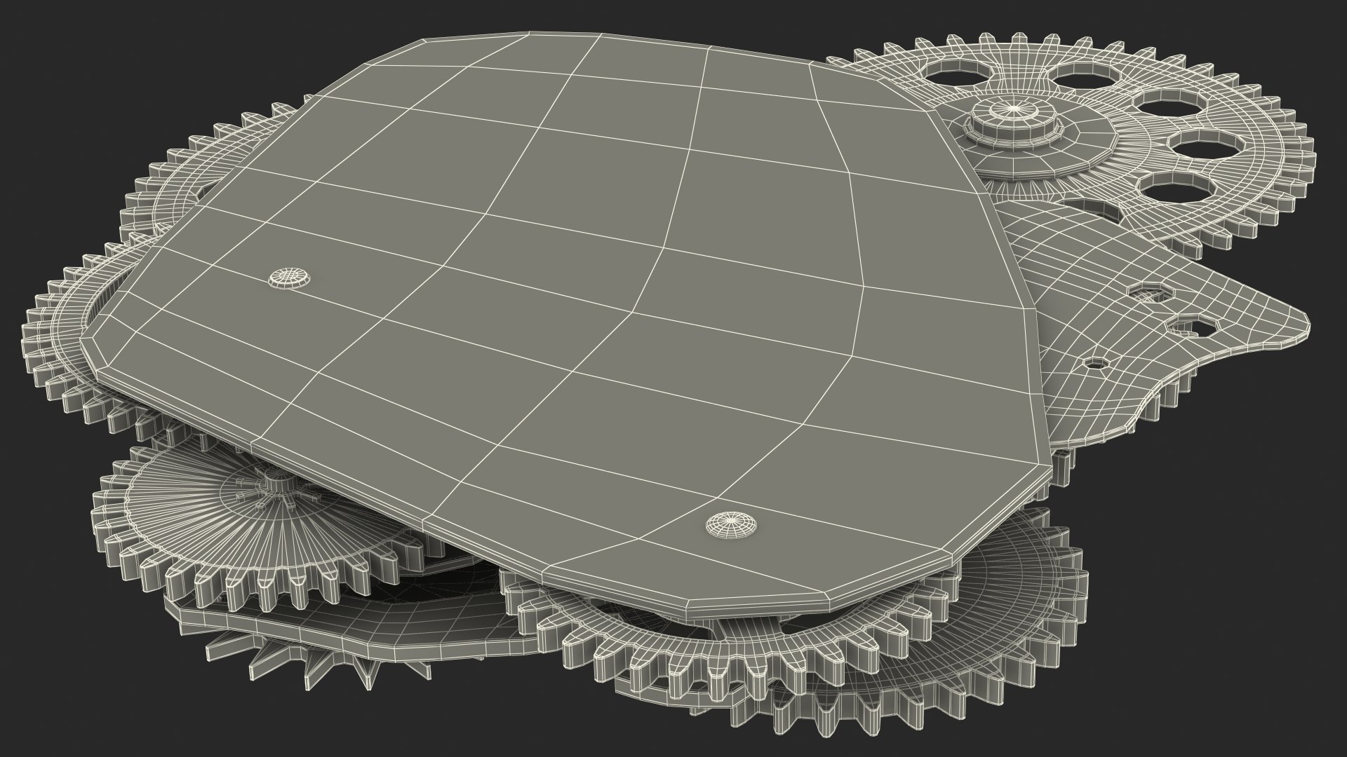 Cog Gears Mechanism Mixed 3D Model - TurboSquid 1657268
