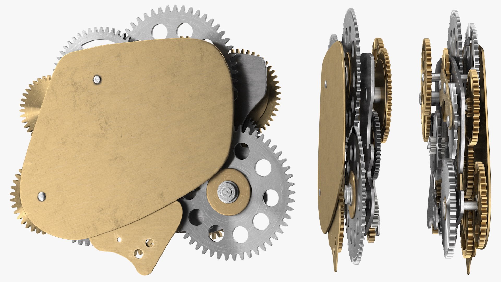 Cog Gears Mechanism Mixed 3D Model - TurboSquid 1657268