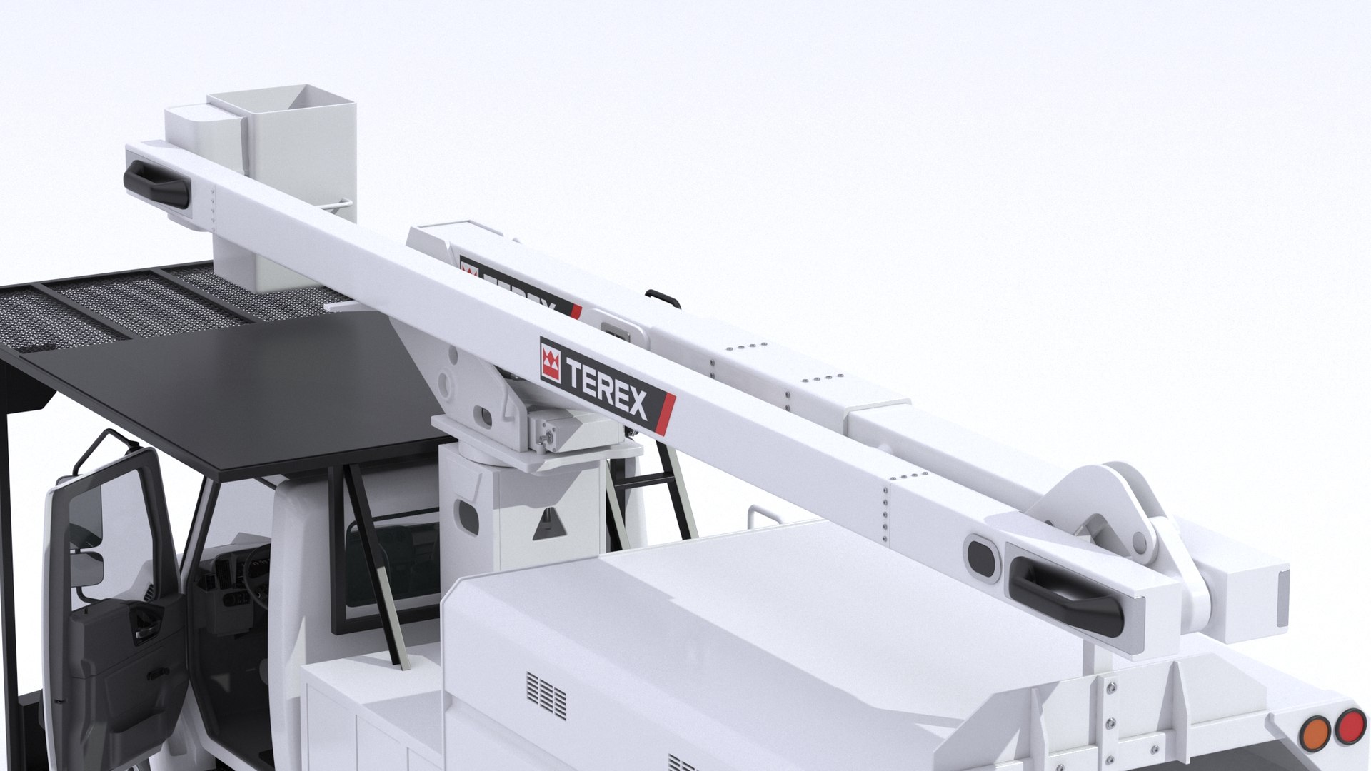 3D International MV607 Tree Truck With Terex XT Pro 70 Forestry Boom ...