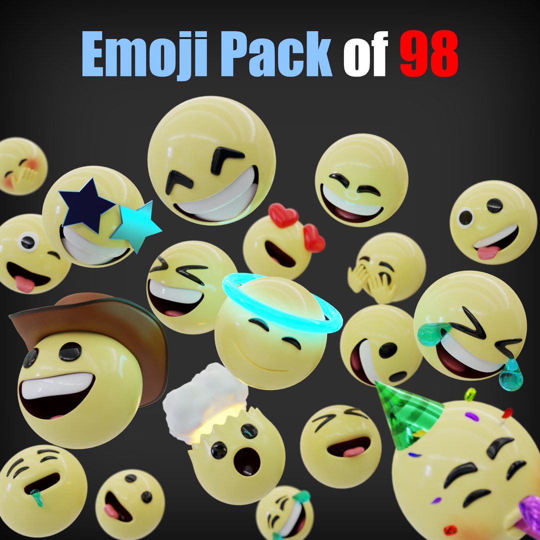Ultimate Emoji Pack 3D model model - TurboSquid 2100216