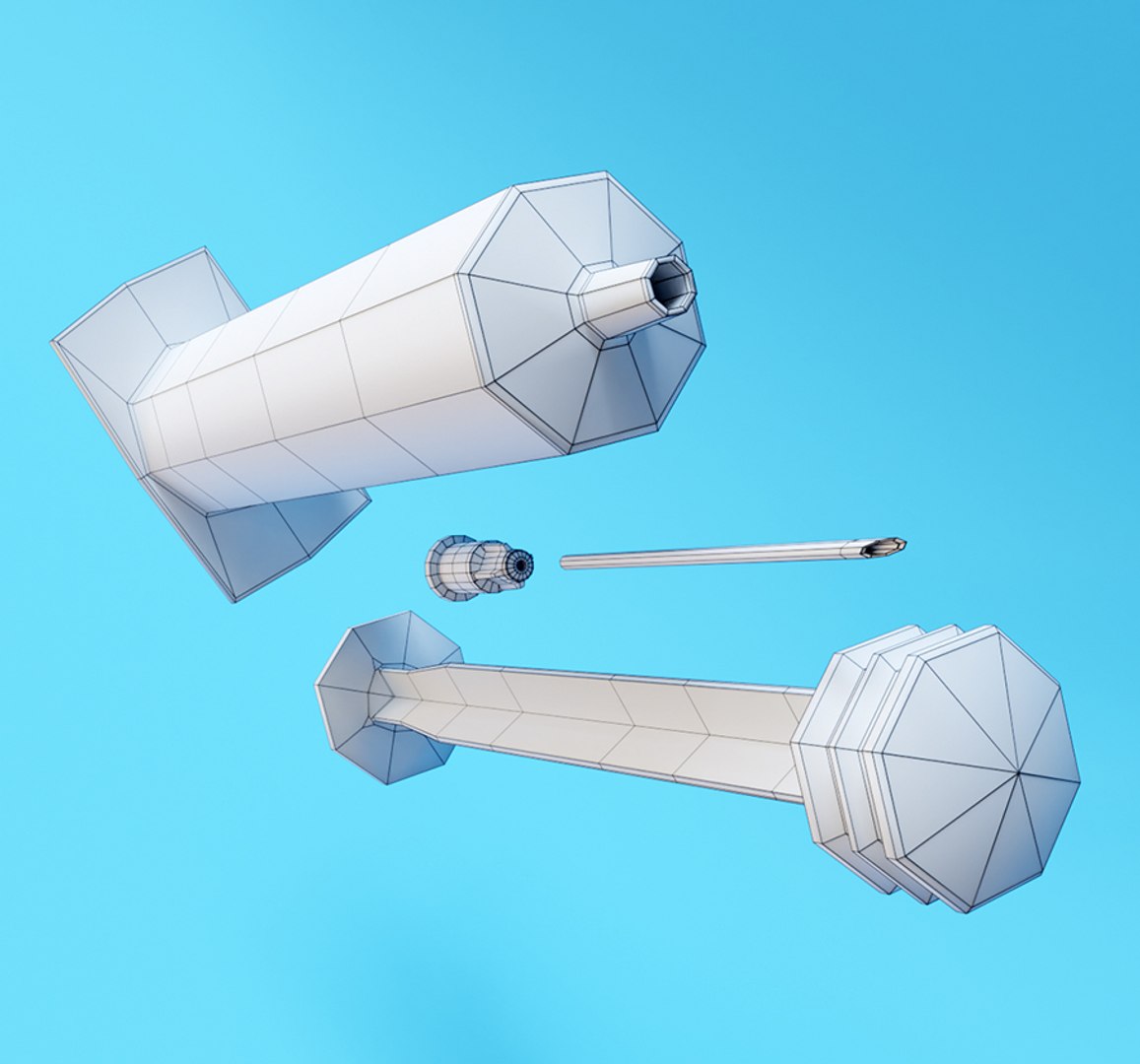 3D Syringe - - TurboSquid 1465050