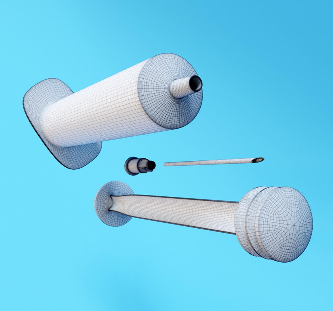 3D Syringe - - TurboSquid 1465050