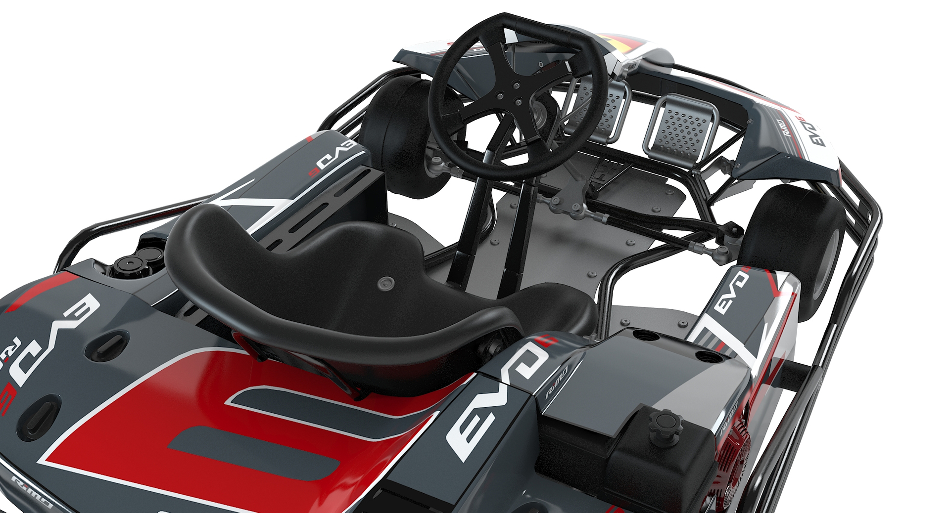 rimo evo6 kart 3d model