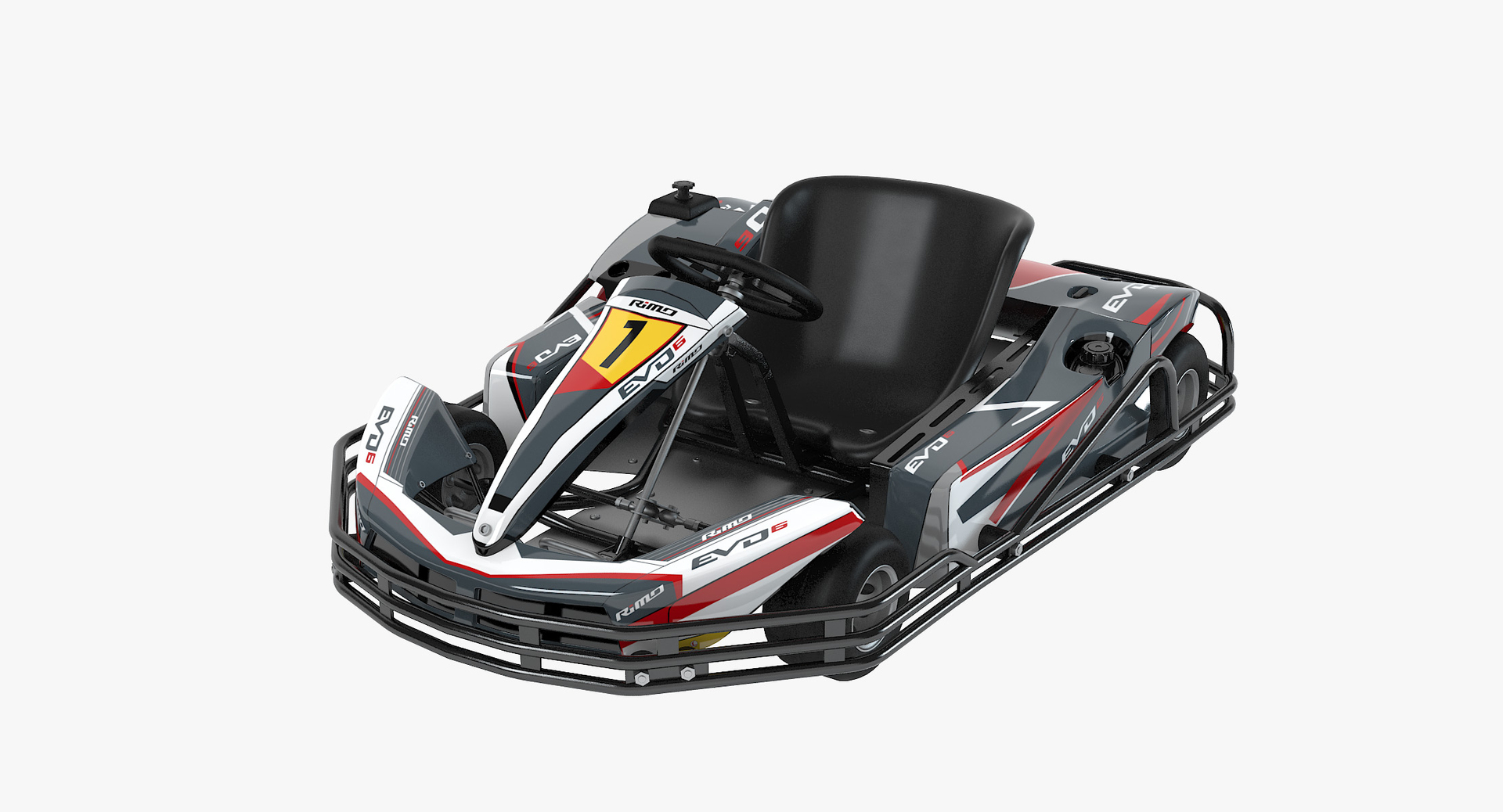 rimo evo6 kart 3d model