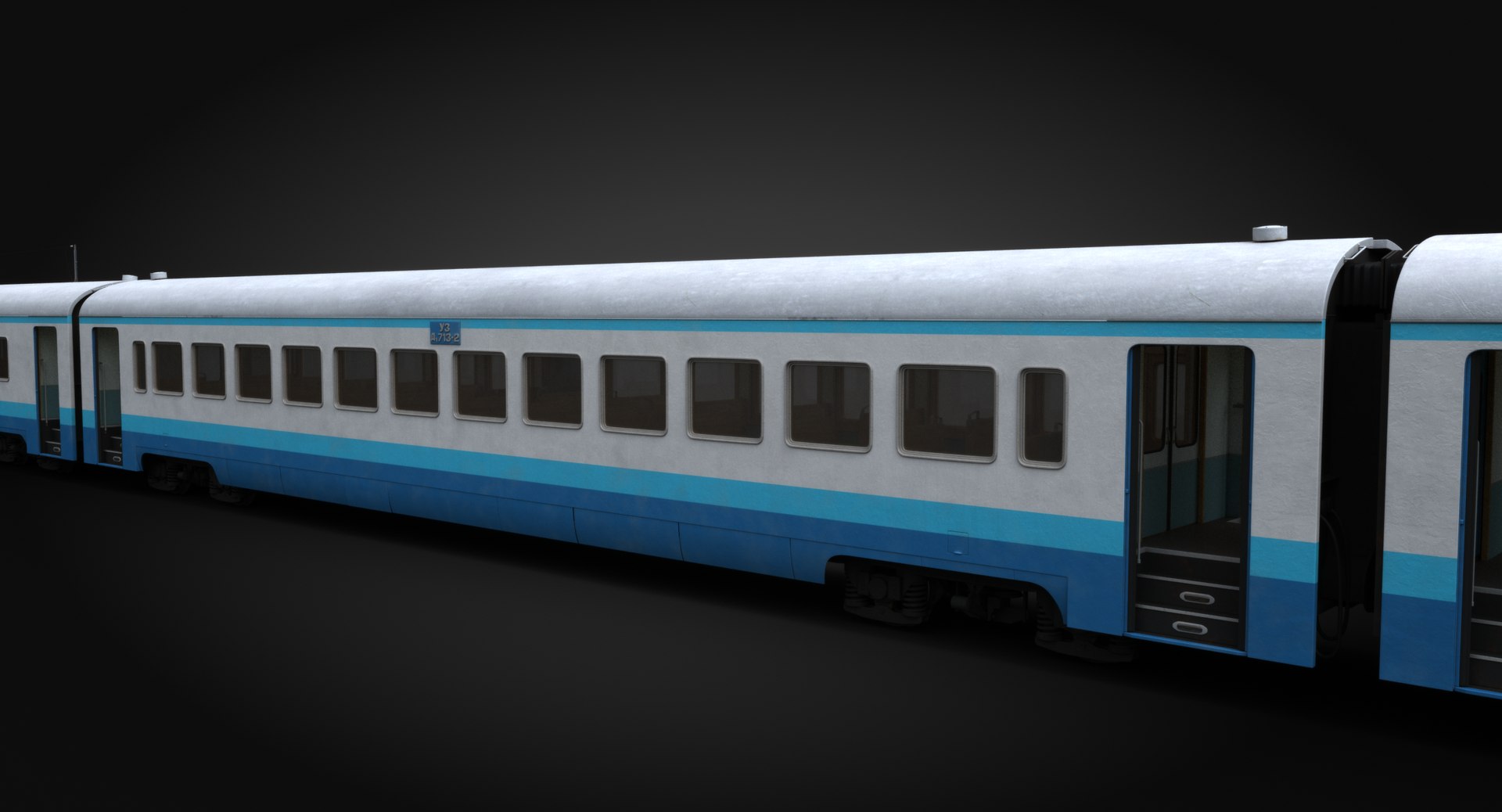 3D D1 Diesel Passenger Train Model - TurboSquid 1289942