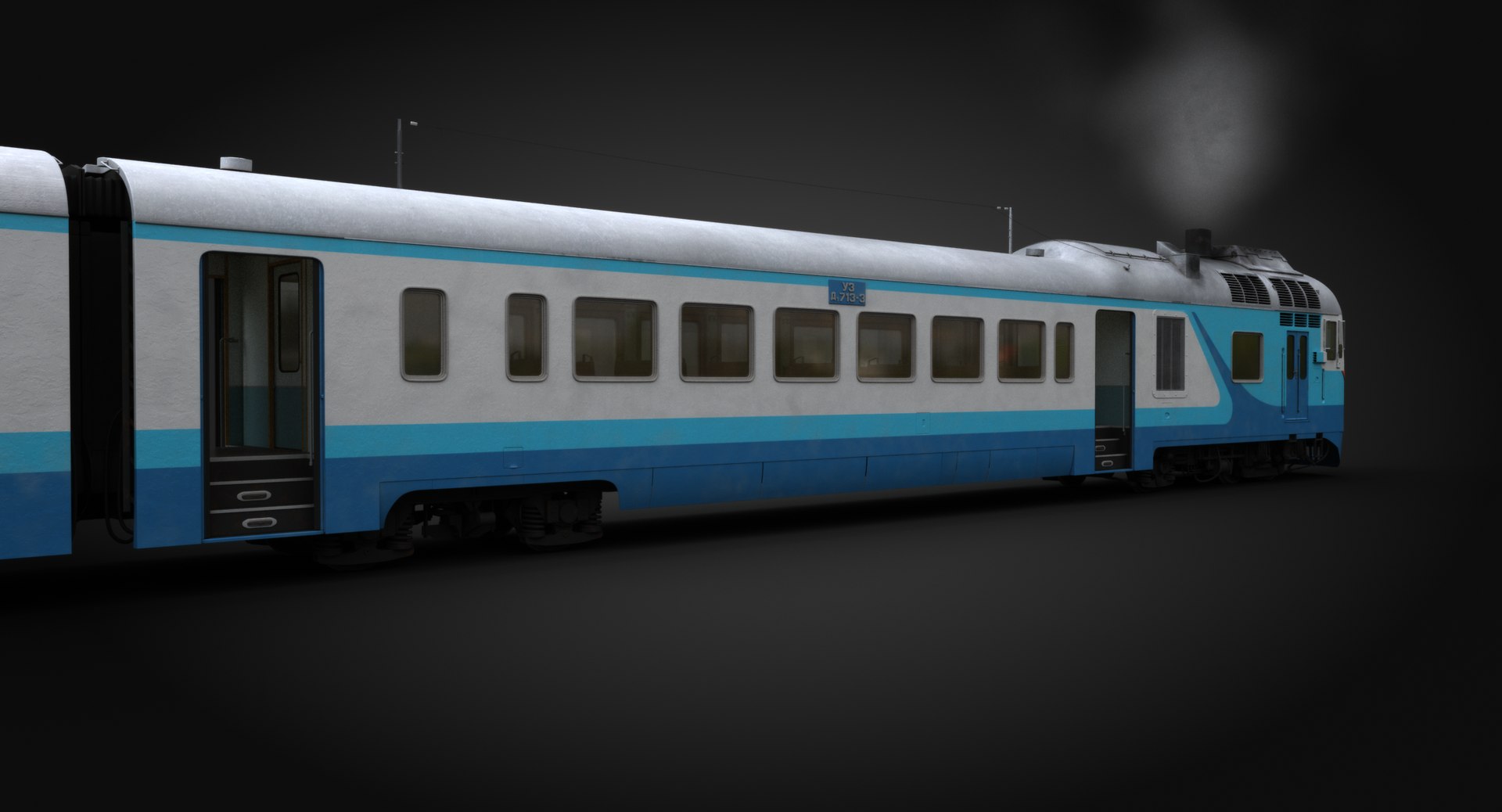 3D D1 Diesel Passenger Train Model - TurboSquid 1289942